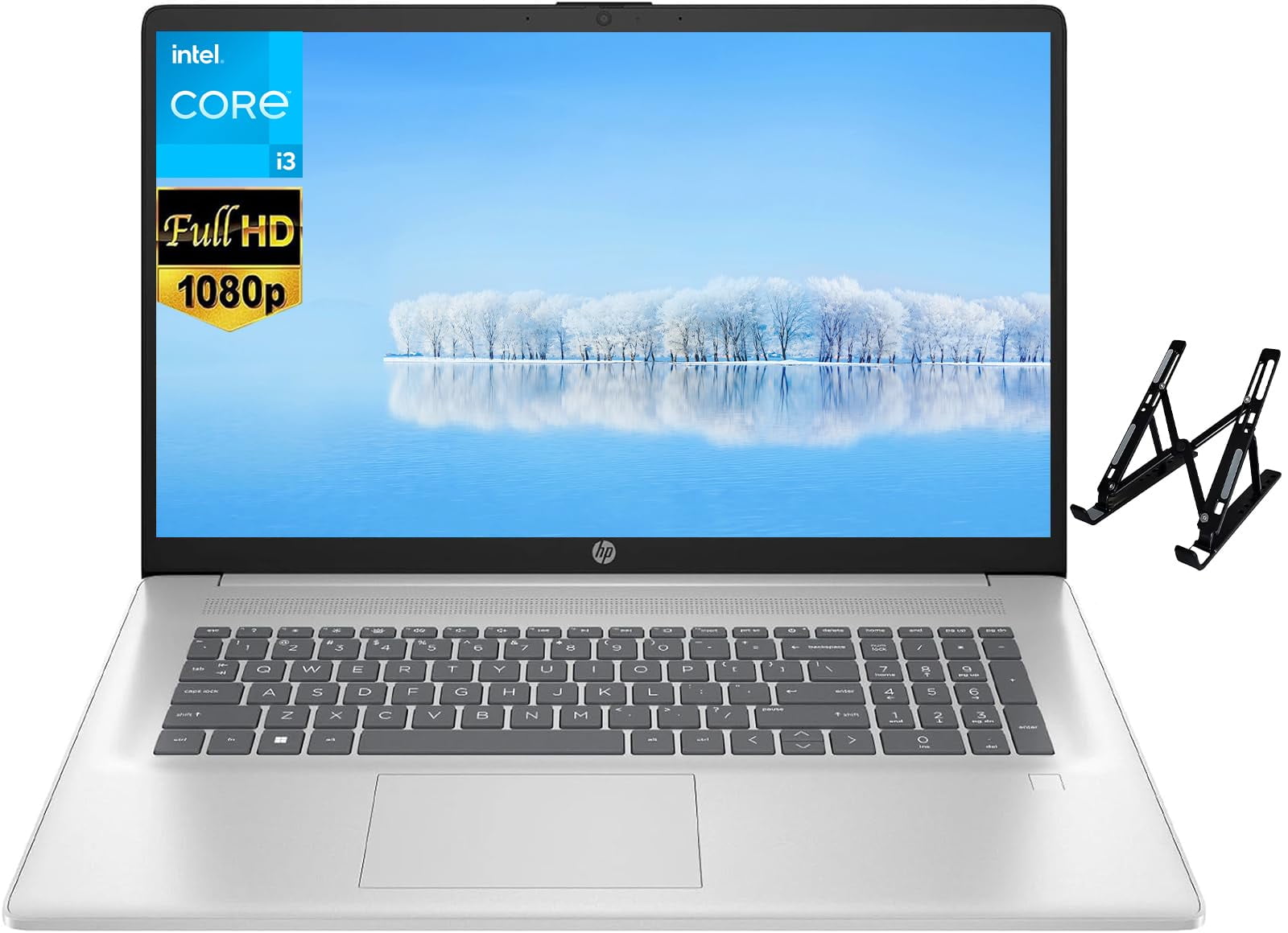 HP 17 Inch Laptop Computer, 17.3" FHD Business Laptop, Intel Core i3 ...