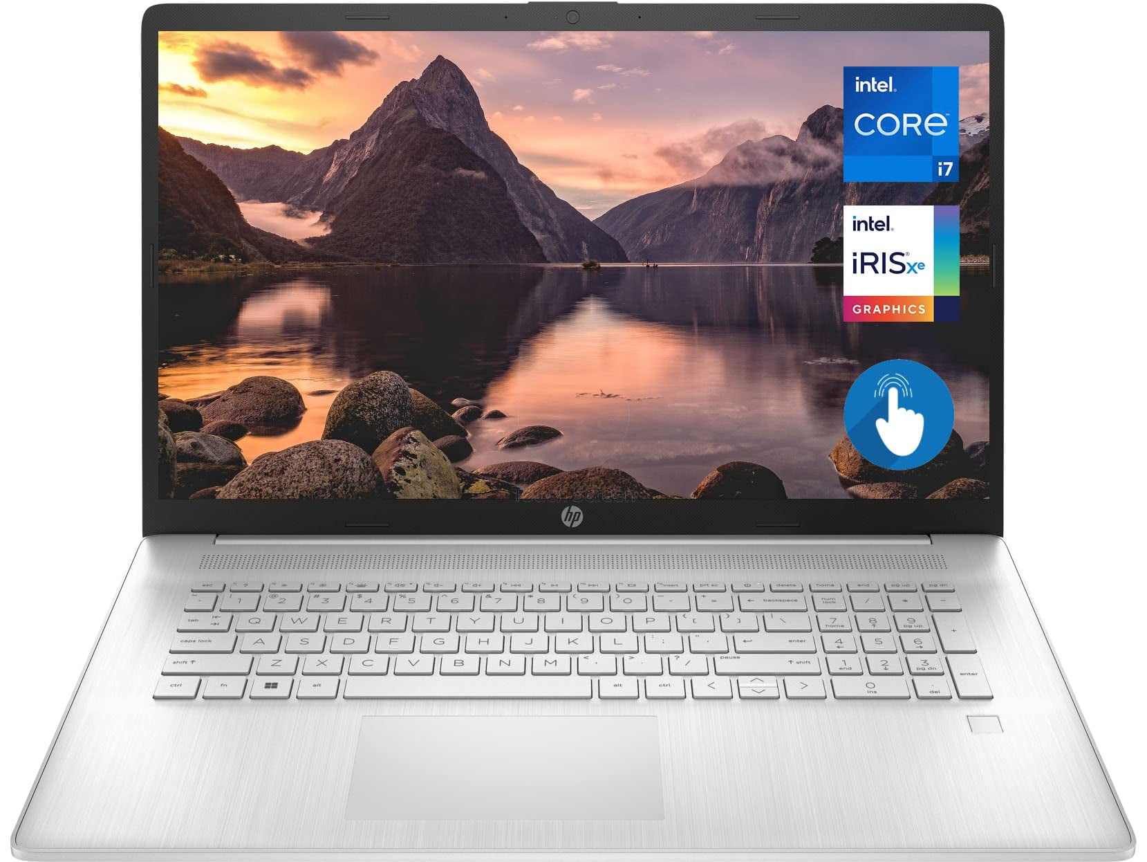 HP 17 Laptop, 17.3" HD+ Touchscreen, 12th Gen Intel i7-1255U Processor ...