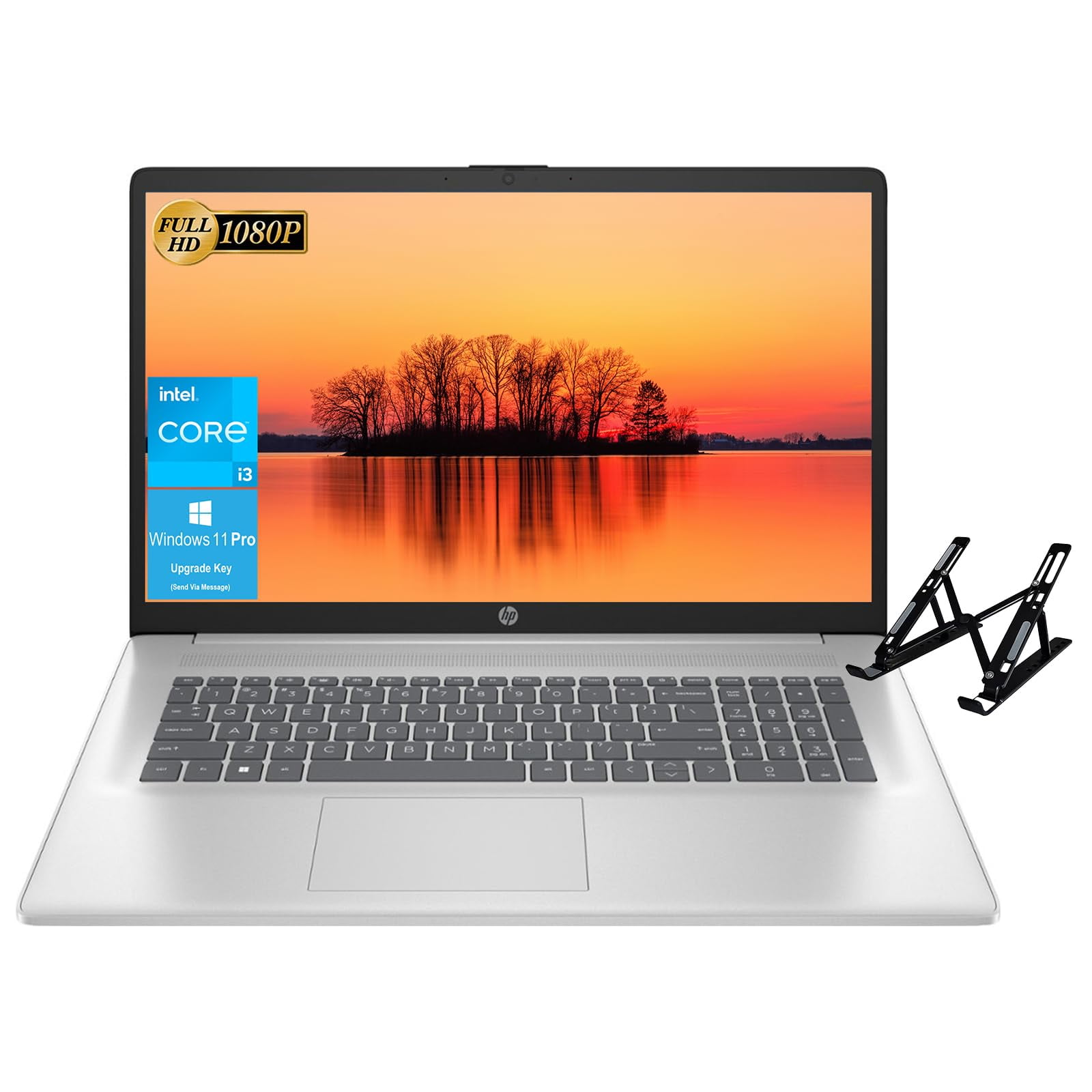 HP 17 Laptop Compute for Business 2024 , 17.3" FHD Display, 12th Gen ...