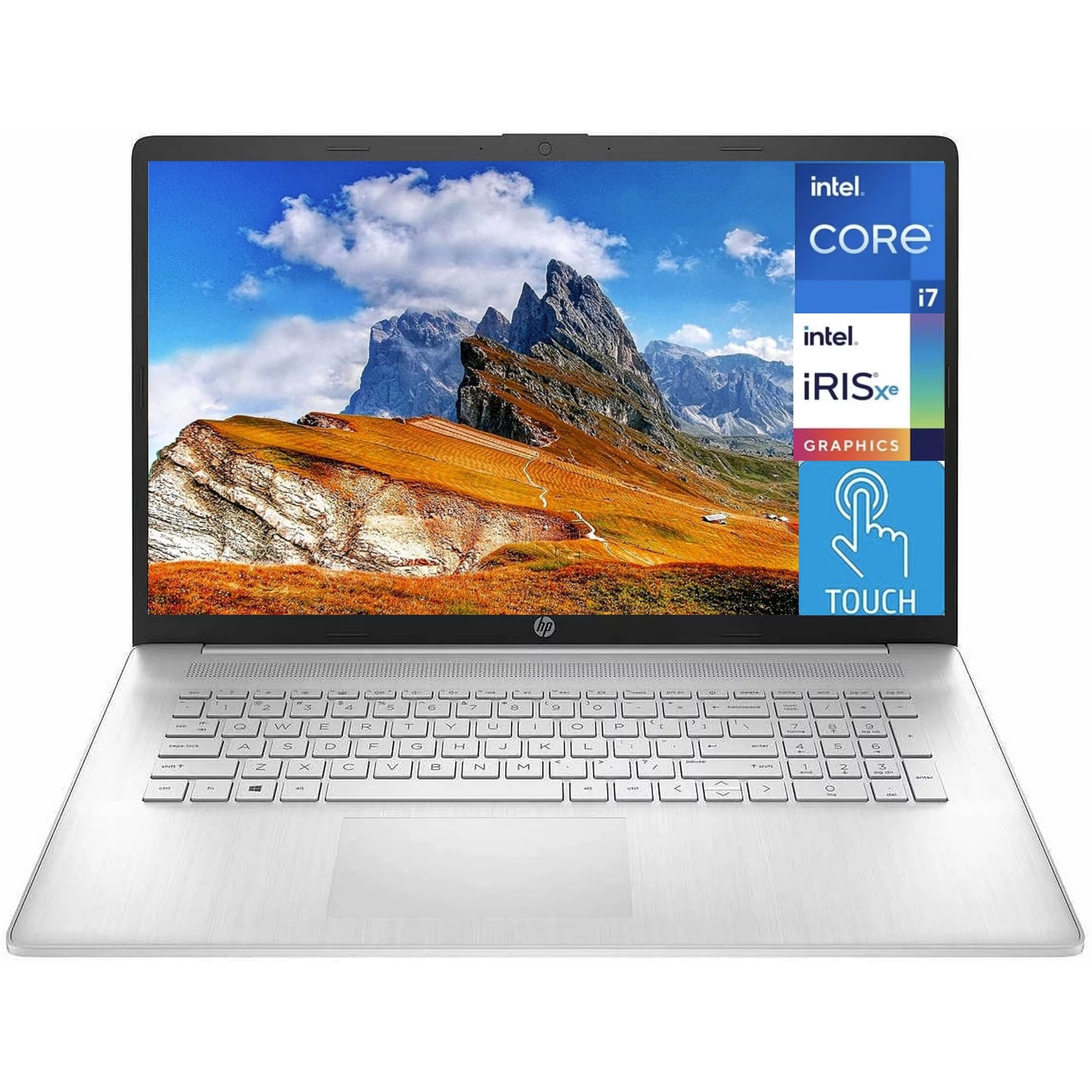 HP 17 Laptop Computer, 17.3" HD+ Touchscreen Display, Intel Core i7 ...