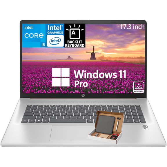 "HP 17t-cn300 Laptop, 17.3"" HD+ Touchscreen, Intel i5-1335U, 16GB RAM ...