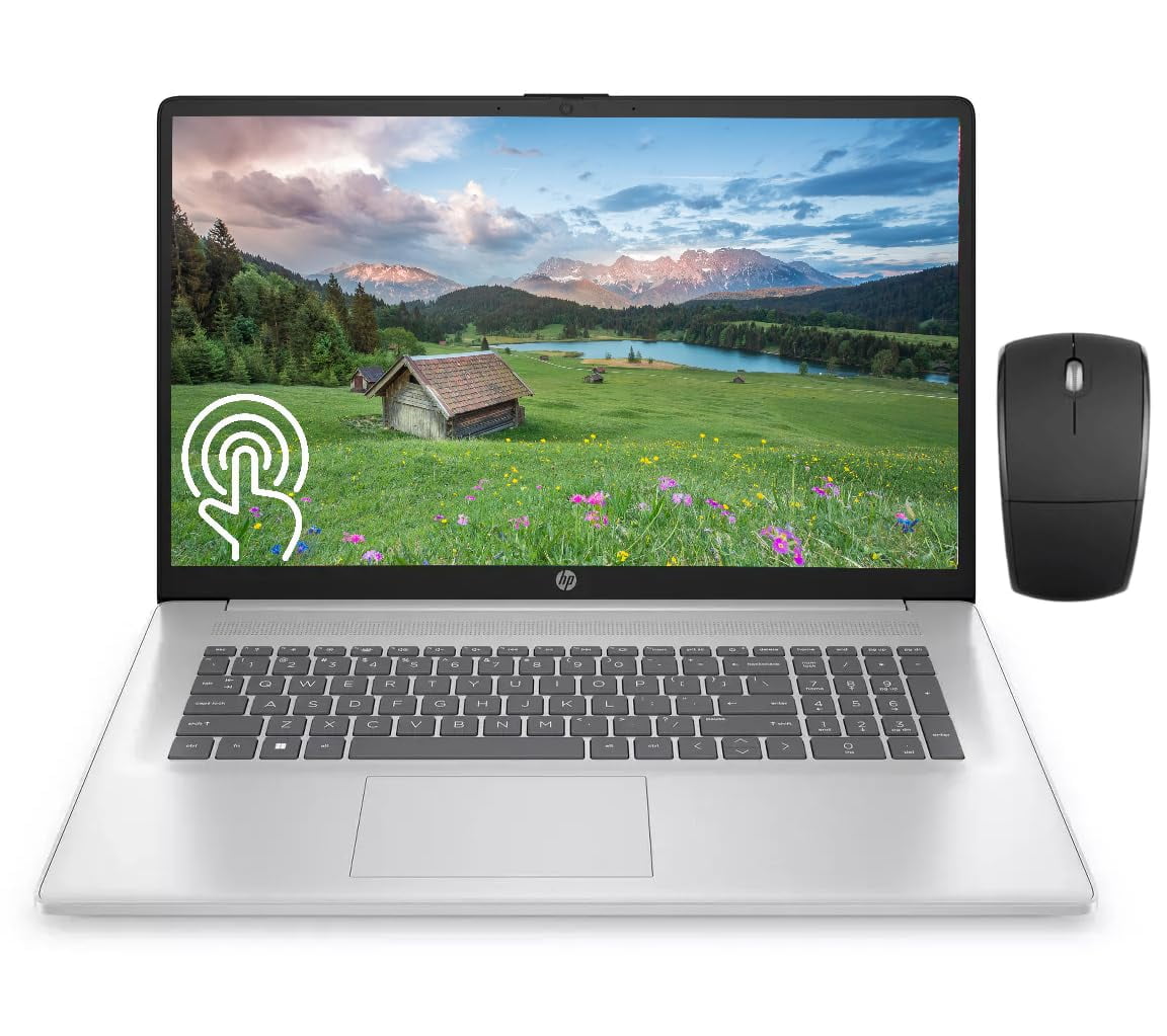 HP 17 Touchscreen Laptop Computer - 17.3" HD+ Display, Intel Pentium Silver N5030 Processor, 8GB ...