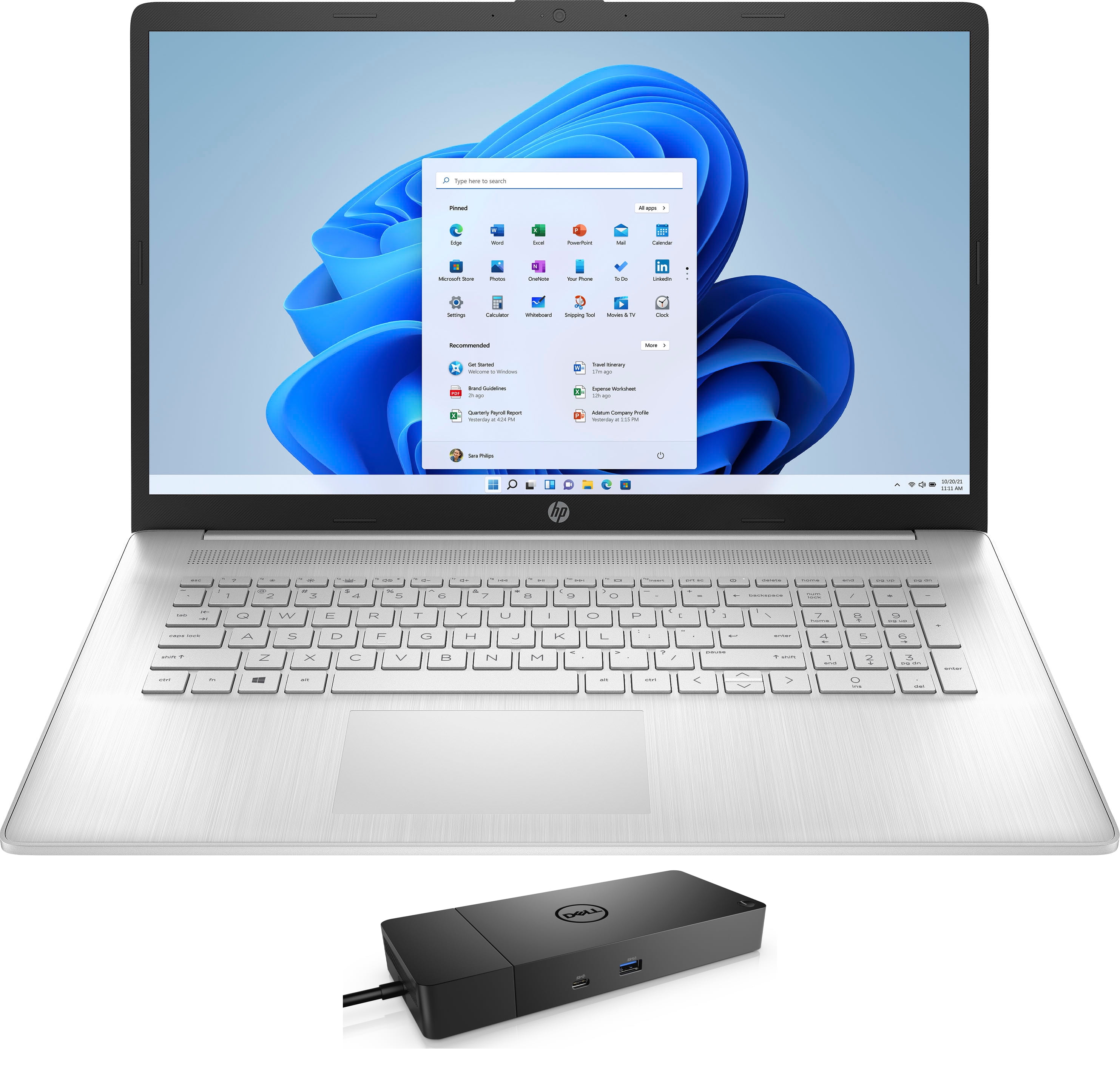 HP 17-cn0023dx Home/Business Laptop (Intel i5-1135G7 4-Core, 17.3in ...