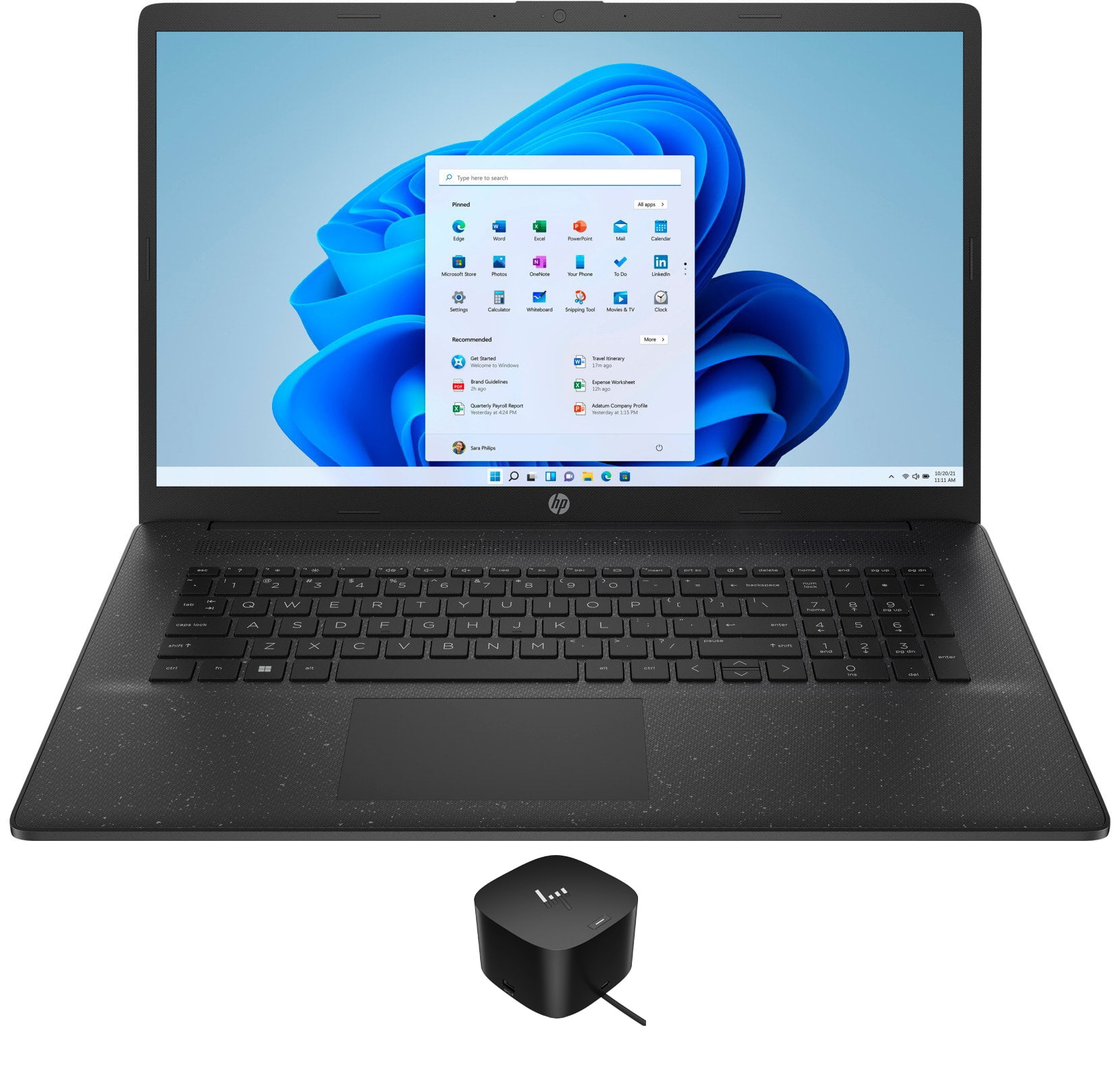 HP 17-cn2047nr Home/Business Laptop (Intel i7-1255U 10-Core, 17.3in ...