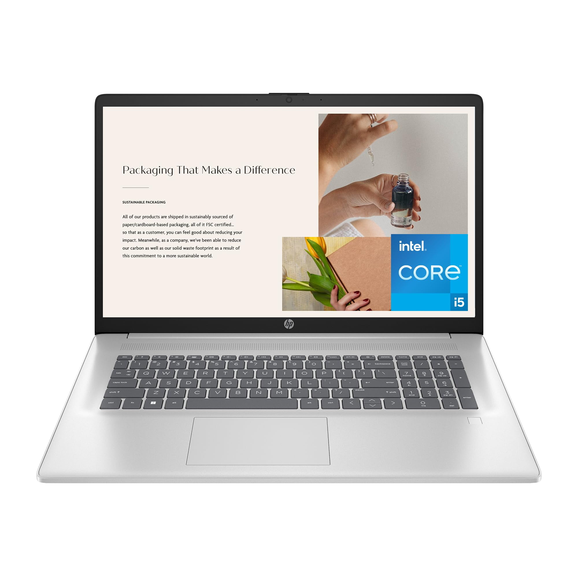 HP 17 inch Laptop, FHD (1920x1080) IPS Display, 11th Generation Intel ...