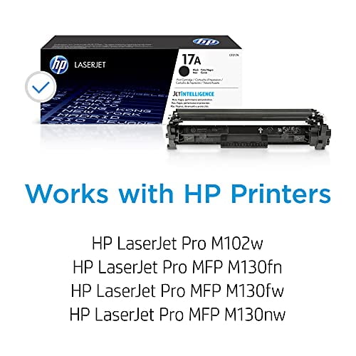 HP 17A Black Toner Cartridge | Works with HP LaserJet Pro M102 Series ...
