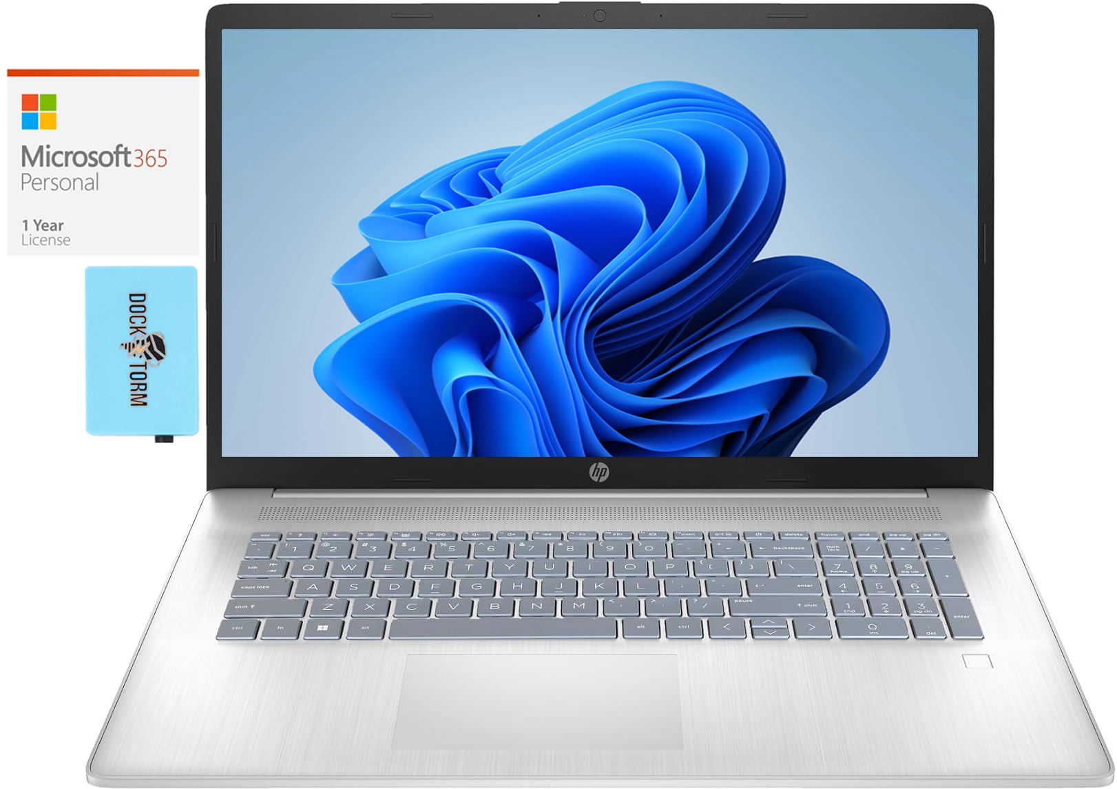 HP 17t Home/Business Laptop (Intel i7-1255U 10-Core, 17.3in 60 Hz Full ...