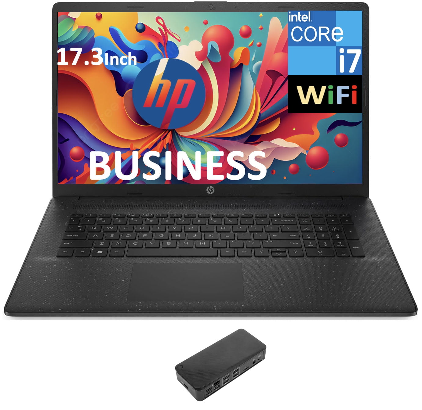 HP 17t-cn200 Business Laptop 17.3in HD+ Display (Intel i7-1255U, 32GB DDR4, 1TB PCIe SSD, Intel ...