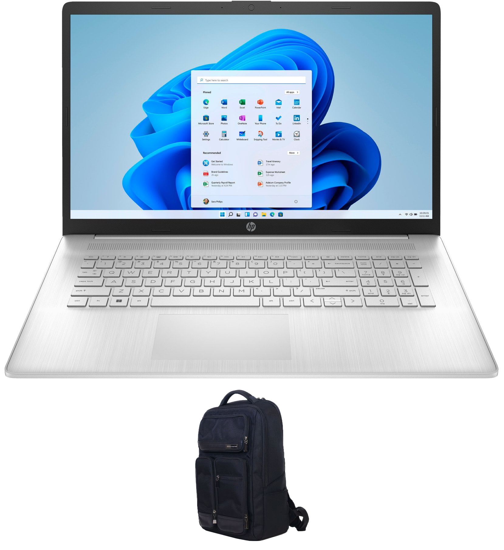 HP 17t-cn200 Home/Business Laptop (Intel i7-1255U 10-Core, 17.3in 60Hz ...