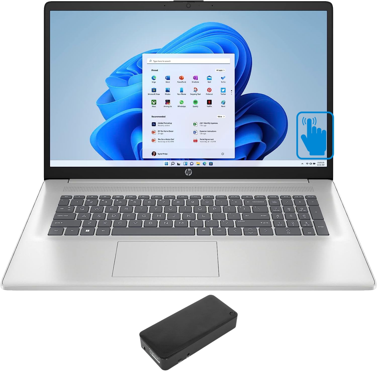 HP 17z Home/Business Laptop (AMD Ryzen 5 7530U 6-Core, 17.3in 60 Hz ...