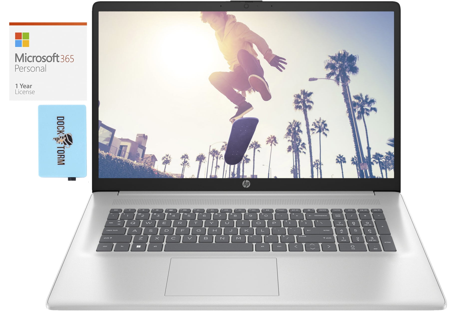 HP 17z-cp300 Business Laptop 17.3in IPS FHD Display (AMD Ryzen 5 7530U, 32GB DDR4, 1TB PCIe SSD ...