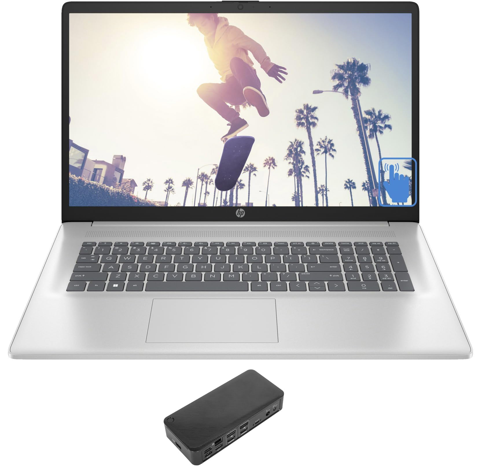 HP 17z-cp300 Home Office Laptop (AMD Ryzen 5 7530U 6-Core, 64GB RAM ...