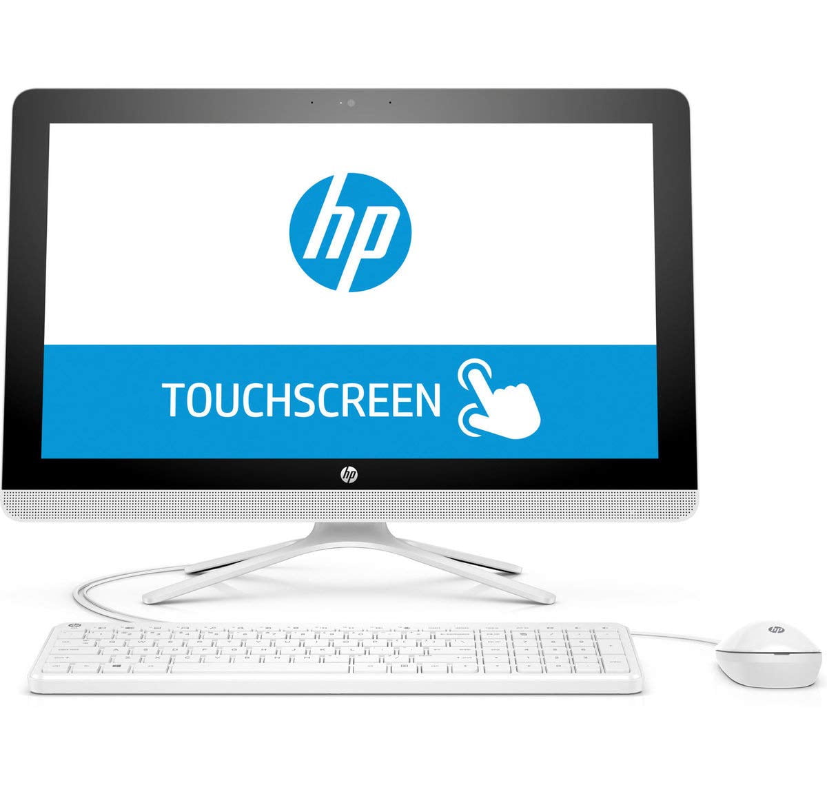 HP 2018 Newest All-in-One 21.5" Full HD IPS Touchscreen Desktop PC ...