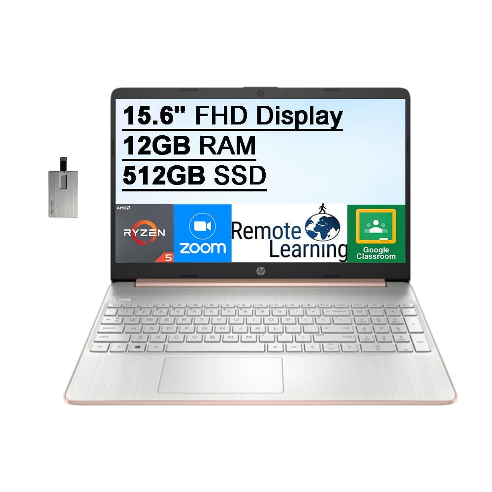 HP 2021 15.6" FHD Laptop Computer, AMD Ryzen 5-5500U Processor(Beats ...