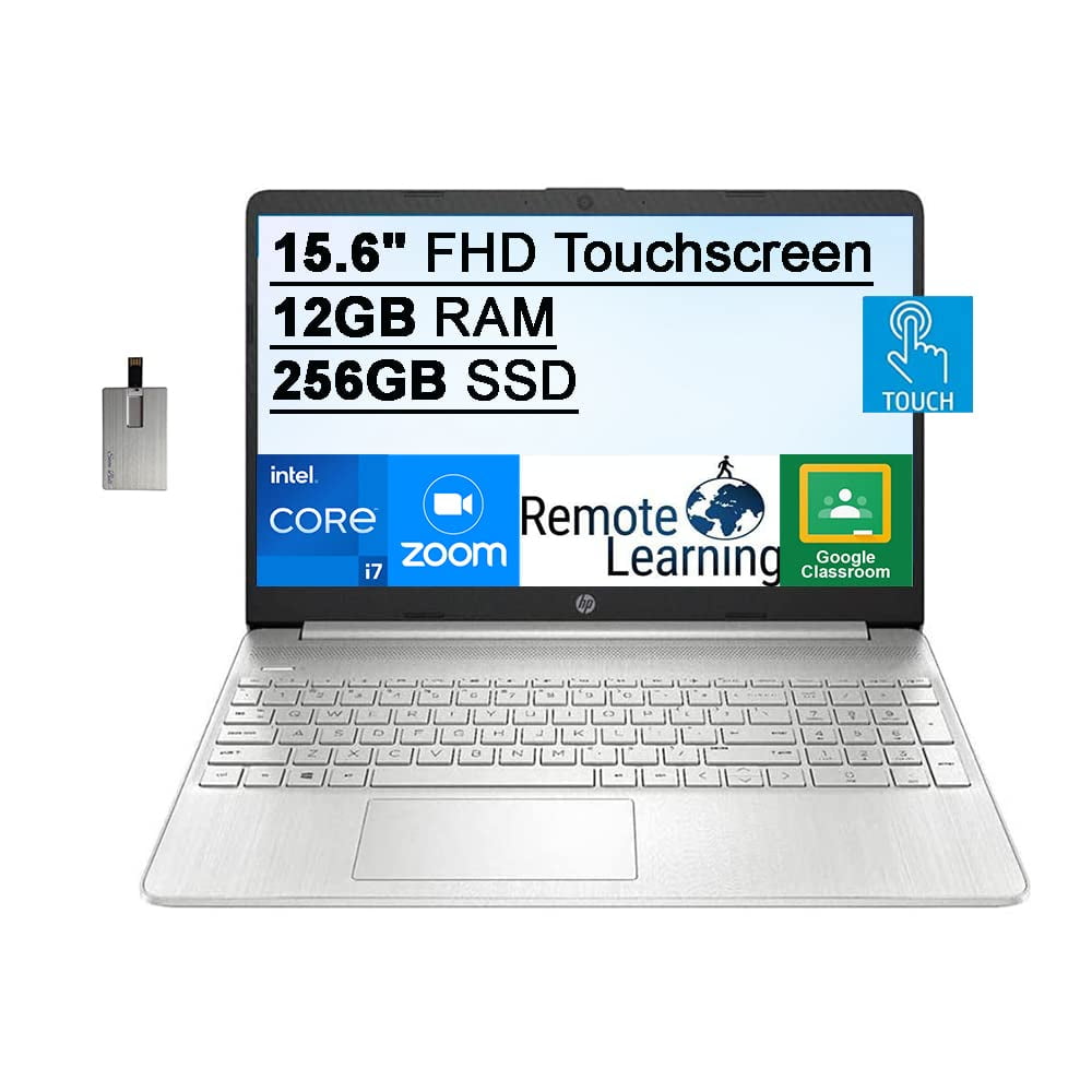 HP 2021 15.6" FHD Touchscreen Laptop Computer, 10th Gen Intel Core i7 ...