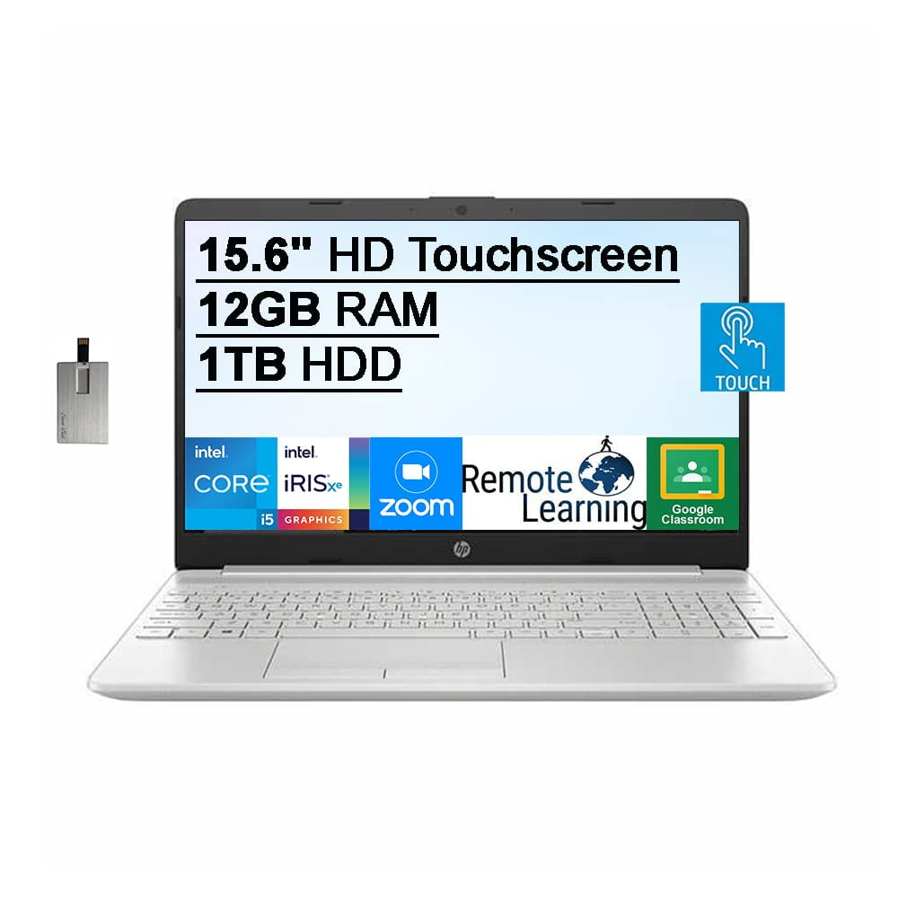 HP 2021 15.6" HD Touchscreen Laptop Computer, 11th Gen Intel Core i5 ...