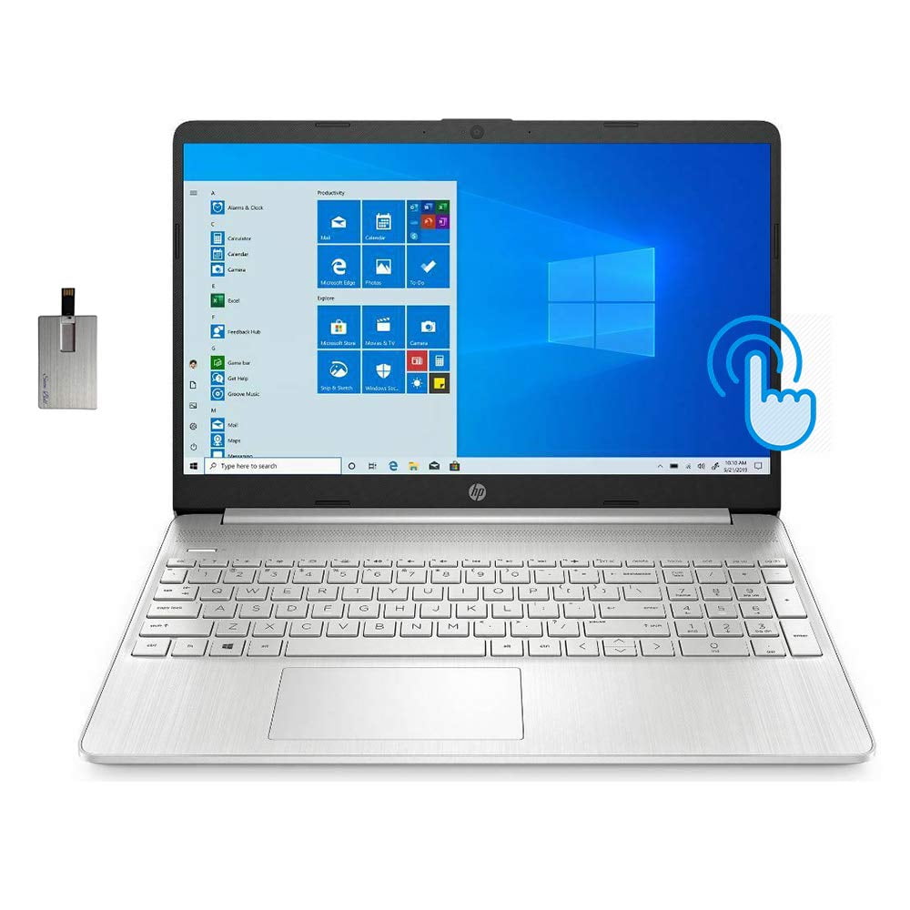 HP 2021 15.6” HD Touchscreen Laptop Computer, AMD Ryzen 7-4700U ...