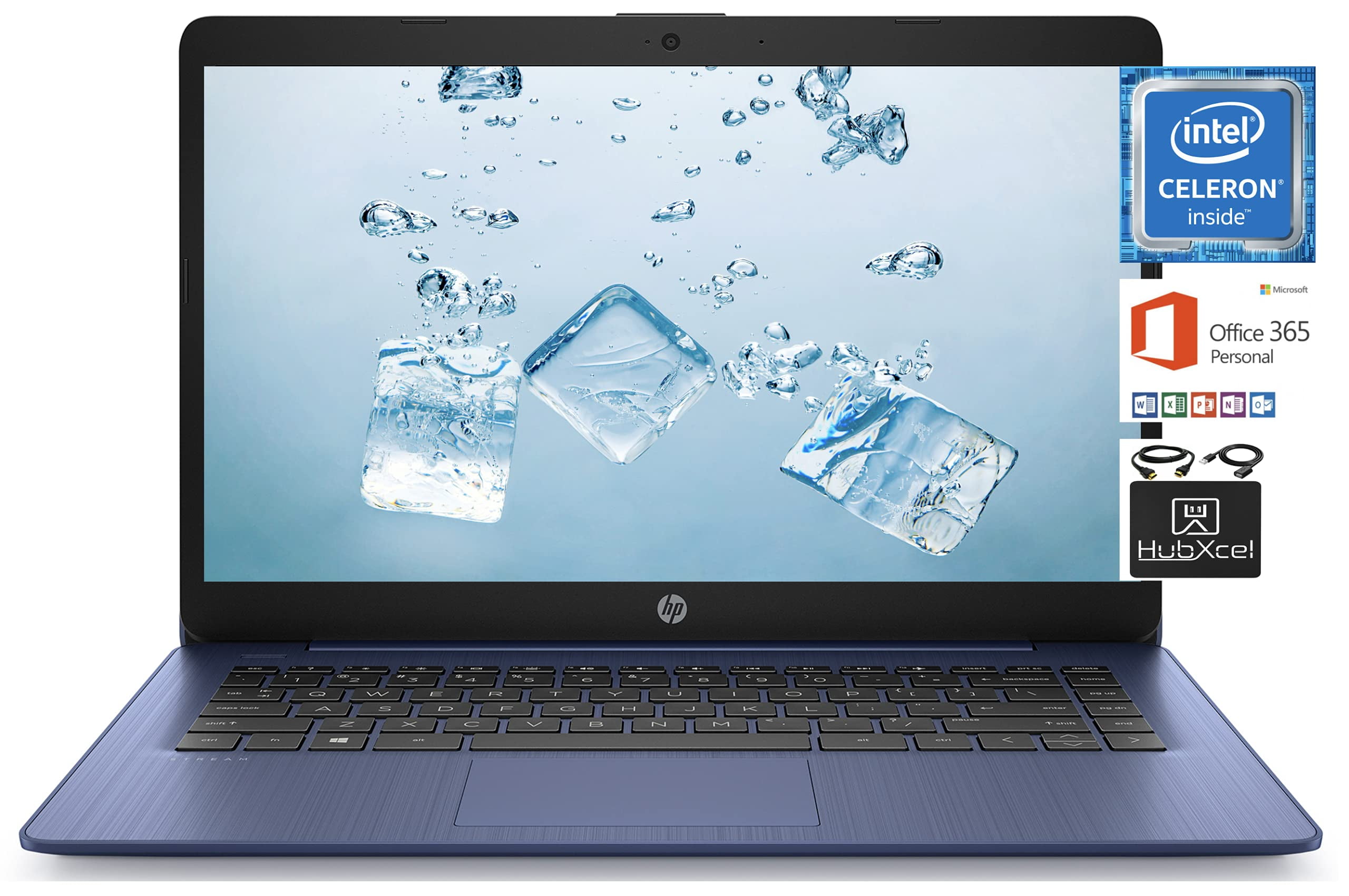 HP 2021 Newest 14 inch HD Laptop Computer, Intel Celeron N4000 up to 2. ...