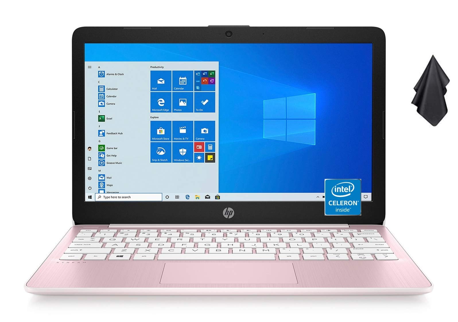 HP 2021 Newest Stream 11.6-inch HD Laptop, Intel Celeron N4020, 4GB RAM ...