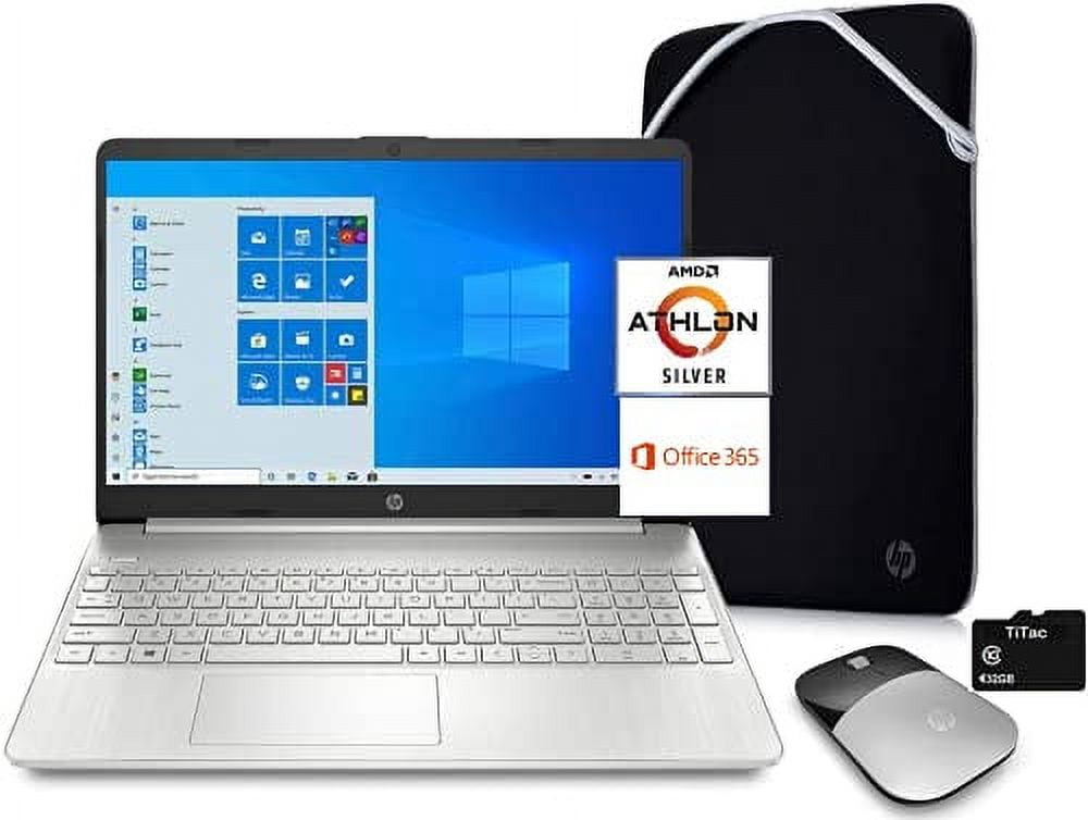 HP 2021 Pavilion 15 15.6" HD Laptop Computer, AMD Athlon Silver 3050U ...