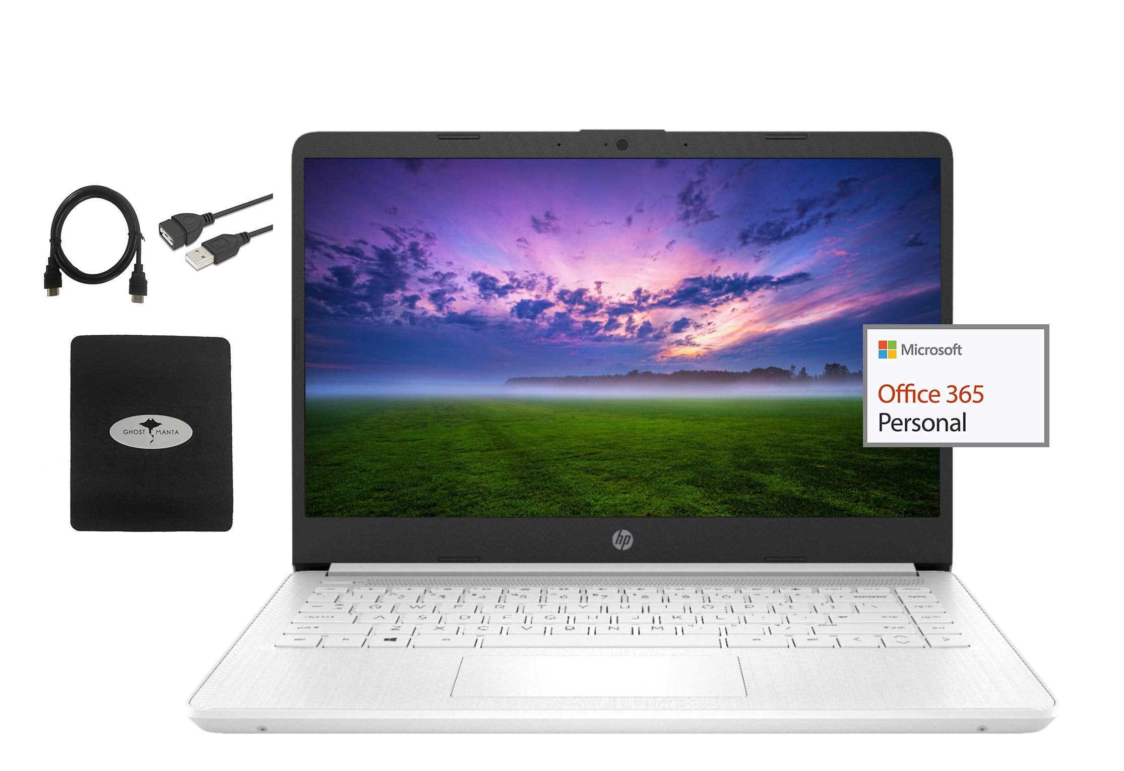 HP 2021 Stream 14" HD Laptop Light-Weight, Intel Celeron N4020(Up tp 2 ...