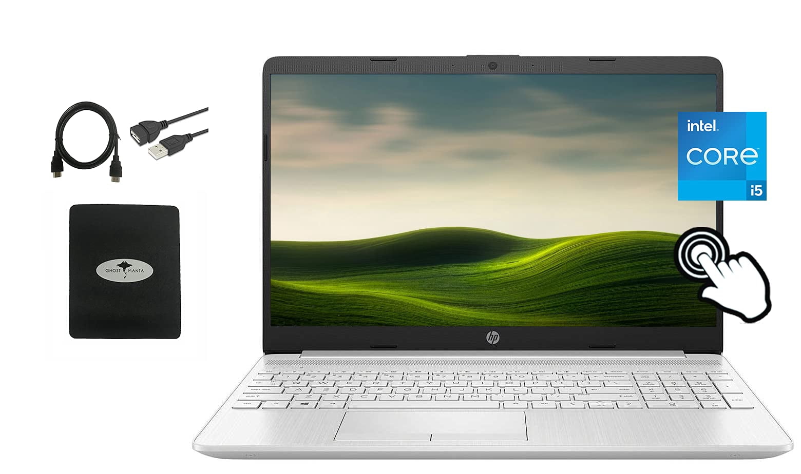 HP 2022 15.6" Touchscreen Flagship Laptop, 11th Gen Intel 4-Core i5 ...