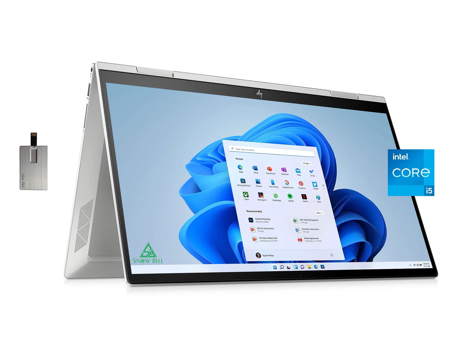 HP 2022 Envy 15.6" FHD Touchscreen x 360 Laptop, Intel Core i5-1135G7 ...