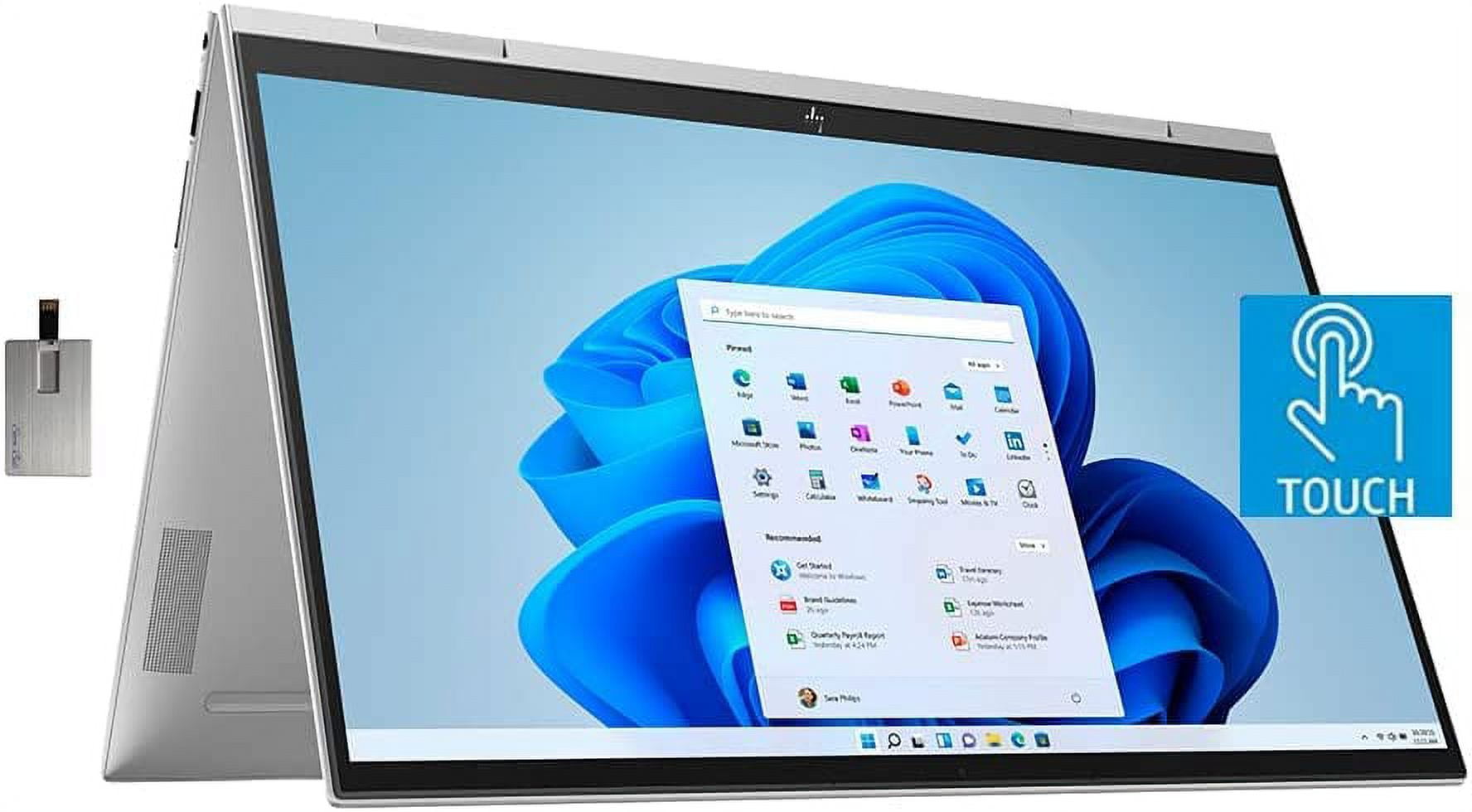 HP 2022 Envy x360 2-in-1 15.6" FHD Touchscreen Laptop, Intel Core i7 ...