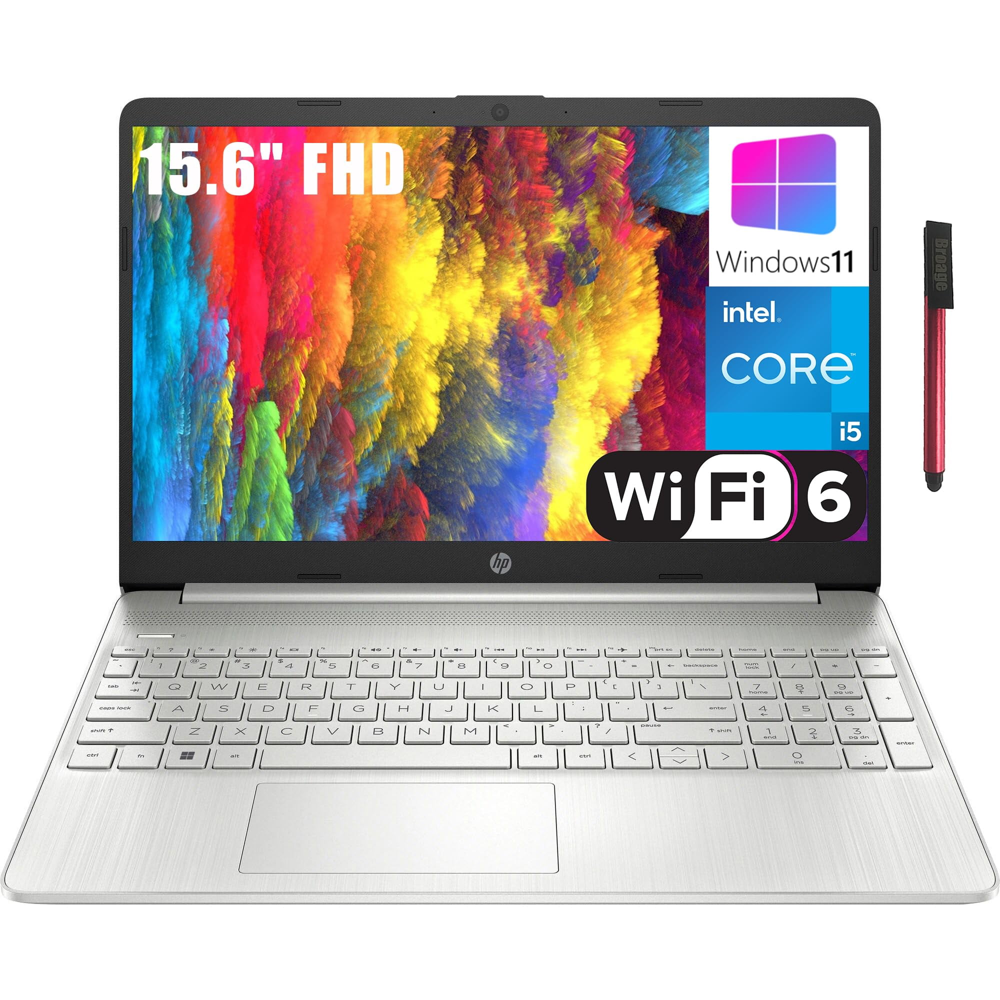 HP 2022 Newest 15 Laptop, 15.6" FHD, Intel Quad-Core i5-1135G7 up to 4 ...