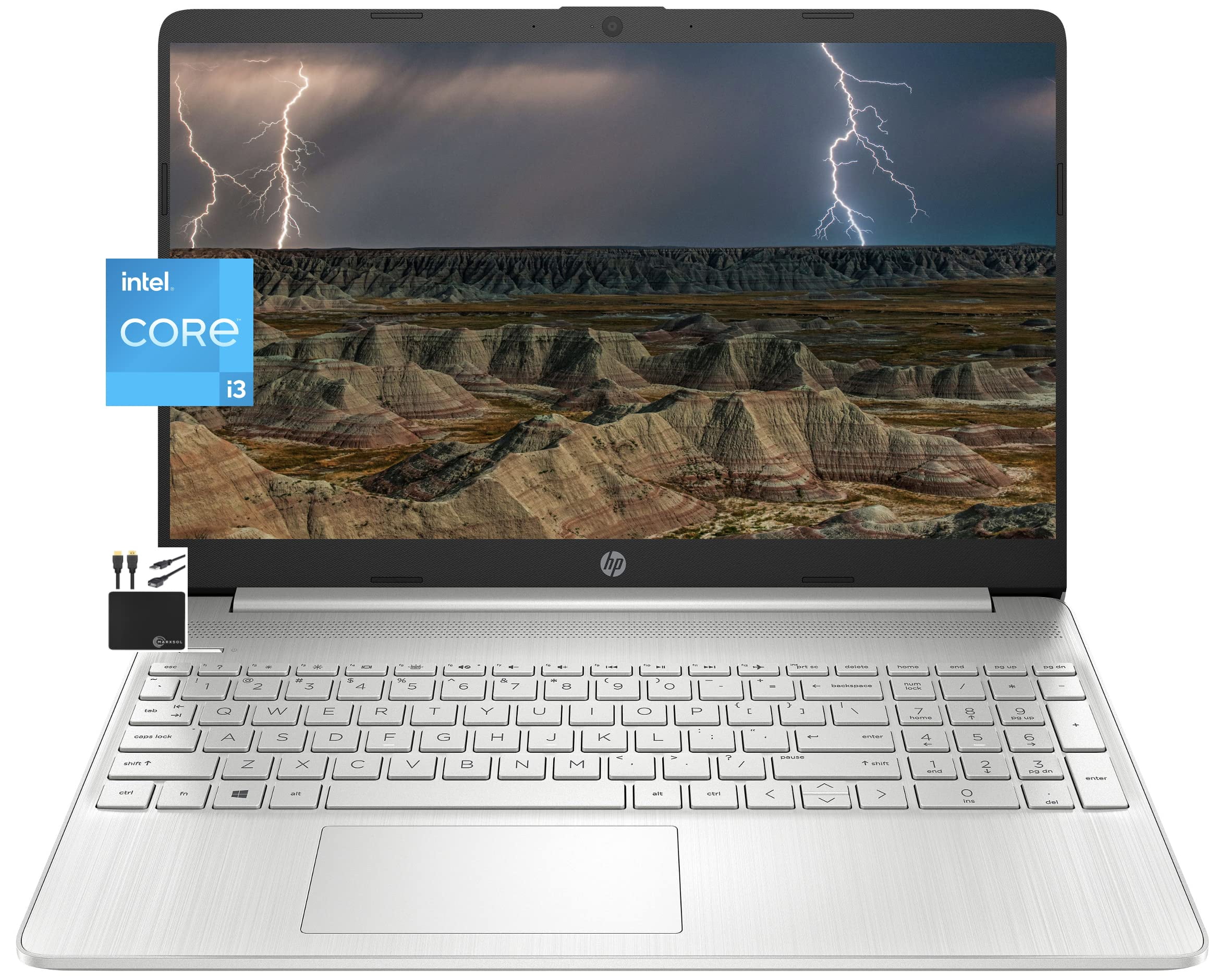 HP 2022 Newest Laptop Computer, 15.6" HD Display, Dual Core Intel i3 ...