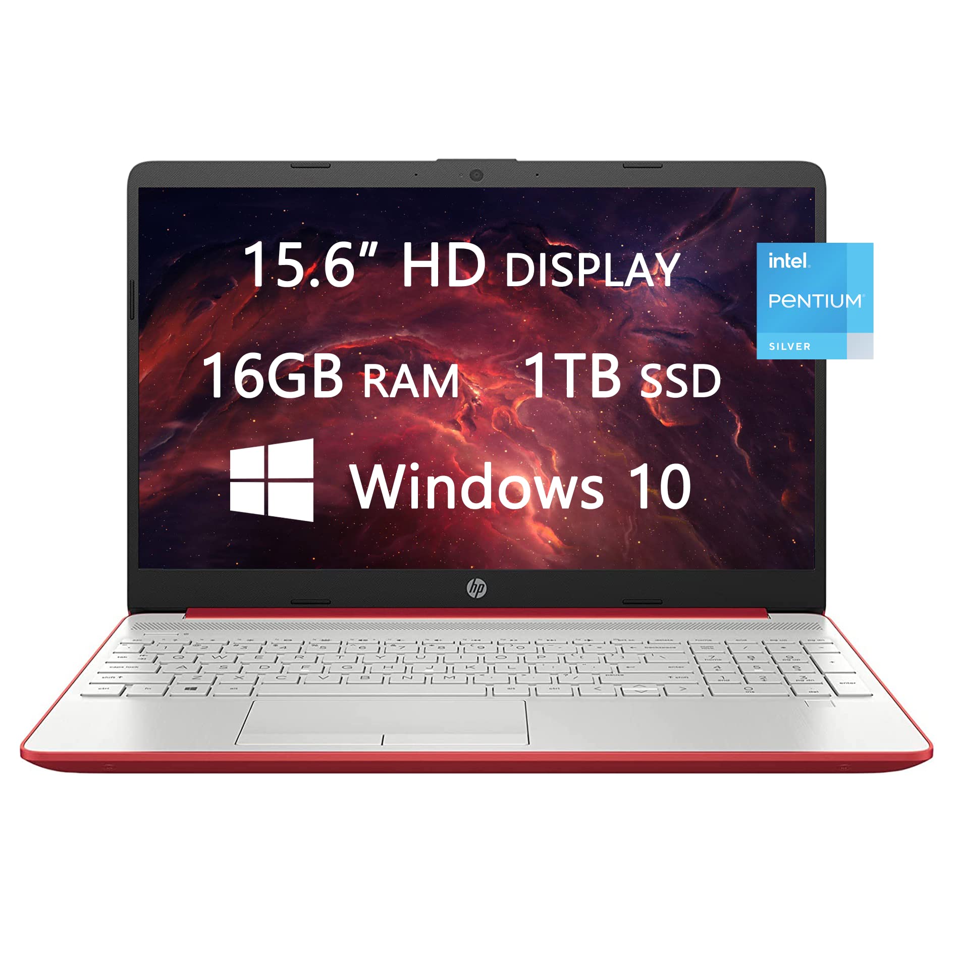 HP 2022 Newest Laptops, 15.6 inch HD Computer, Intel Pentium Silver N5030, 16GB RAM, 1TB SSD, 1 ...