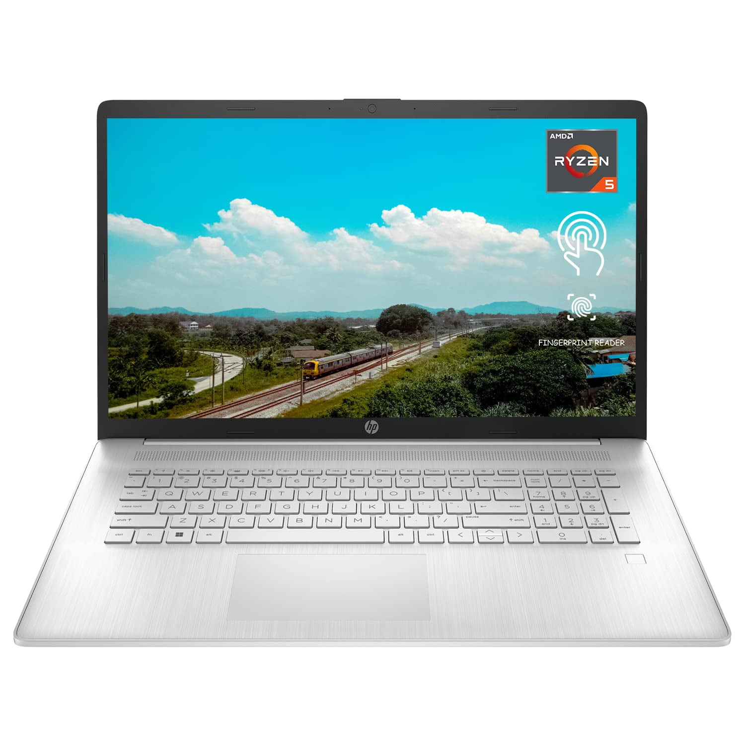 HP 2022 Notebook Laptop, 17.3'' HD+ Touchscreen, AMD Ryzen 5 5500U 6 ...