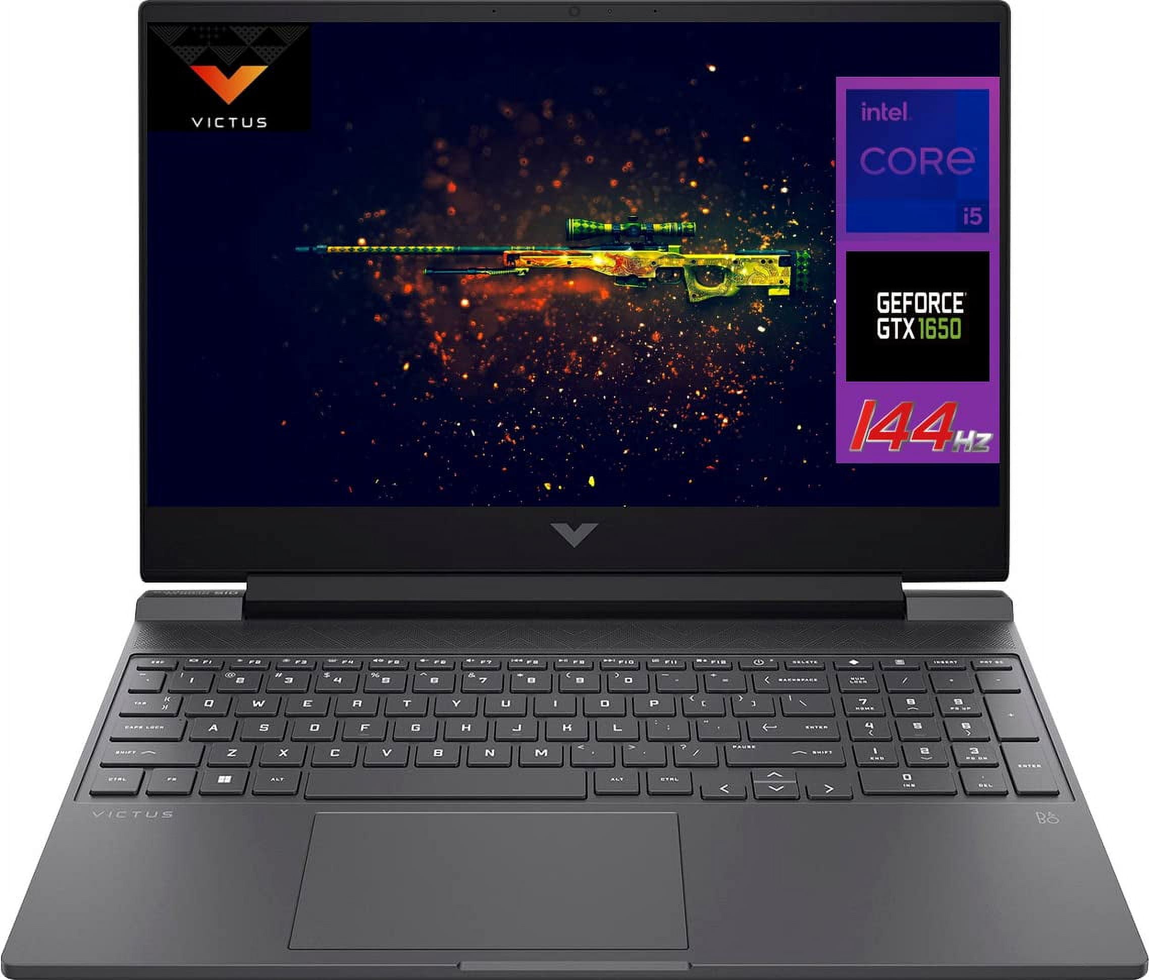 HP 2022 Victus 15.6" Gaming Laptop | 144Hz FHD IPS Display | Intel Octa-Core i5-12450H | 32GB ...