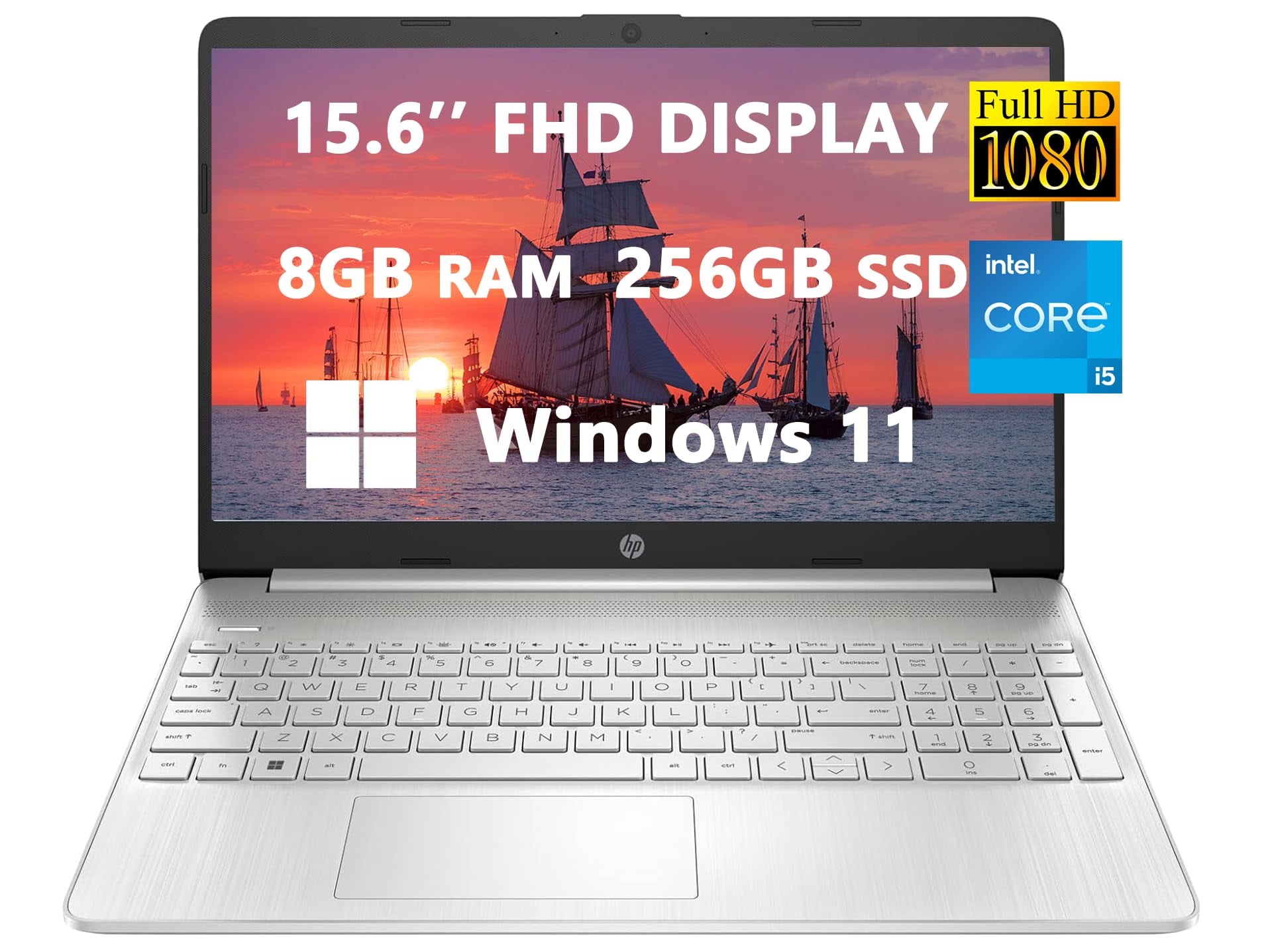 HP 2023 15.6'' FHD(1920x1080) Laptops for Student & Business, Intel ...