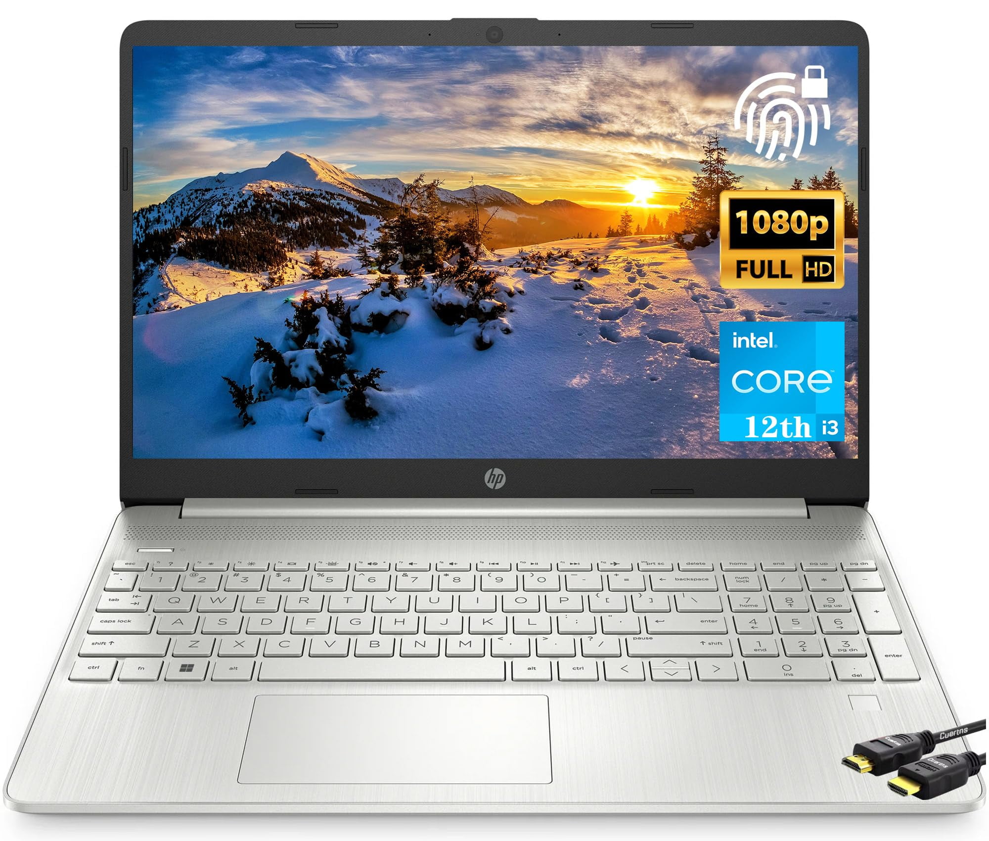 HP 2023 Flagship Laptop 15.6" FHD Display,12th Intel Core i3-1215U Up ...