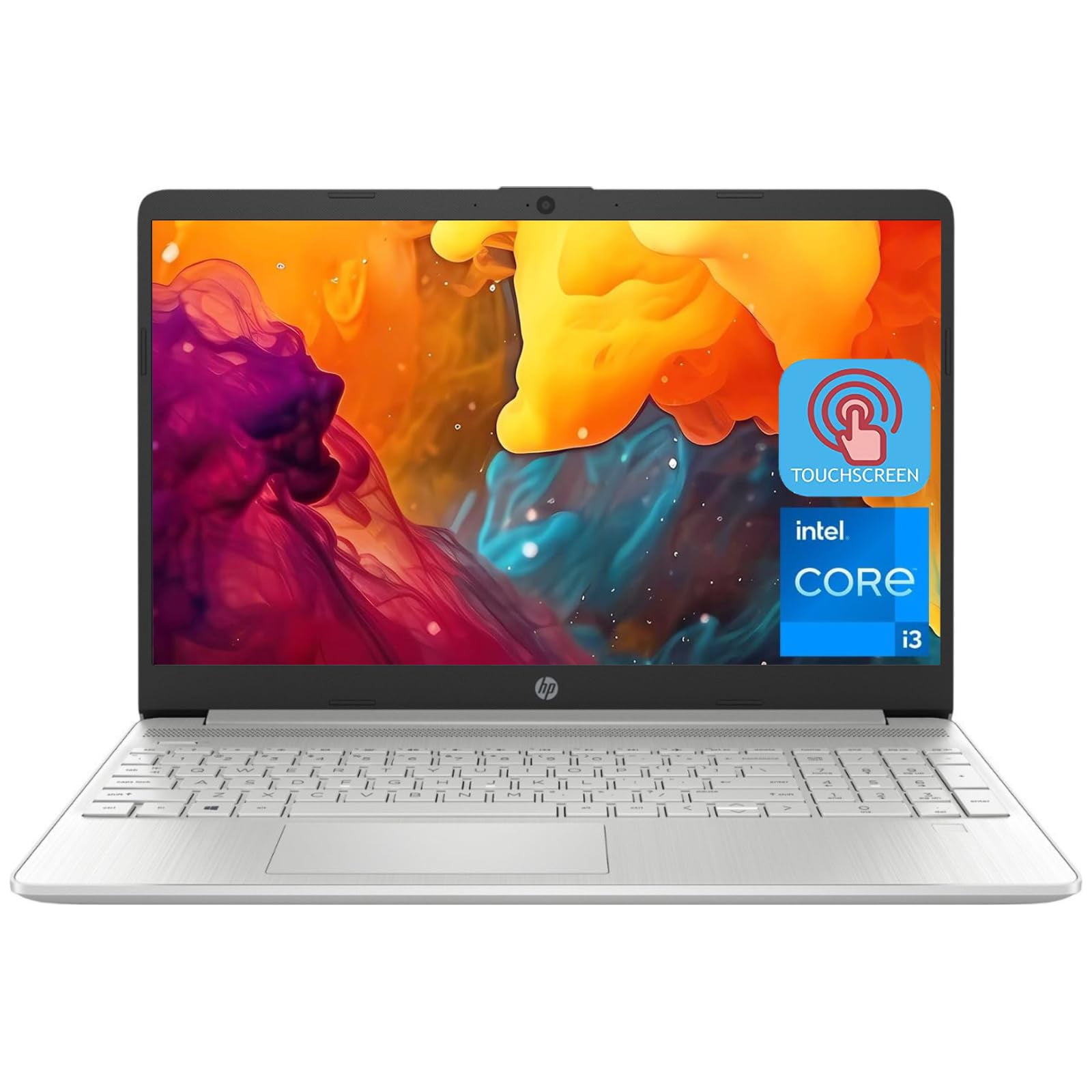 HP 2023 Laptop, 15.6 inch HD Touchscreen, Intel Core i3-1215U (Up to 4 ...