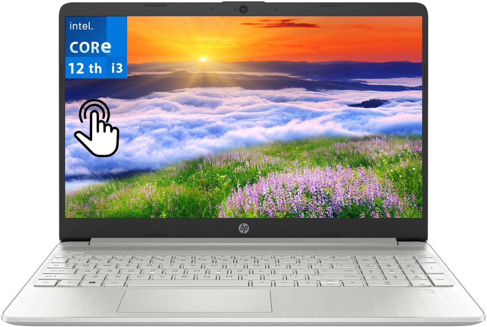 HP 2023 Newest 15.6" Touchscreen Laptop, 12th Gen Intel i3-1215U(Up to ...