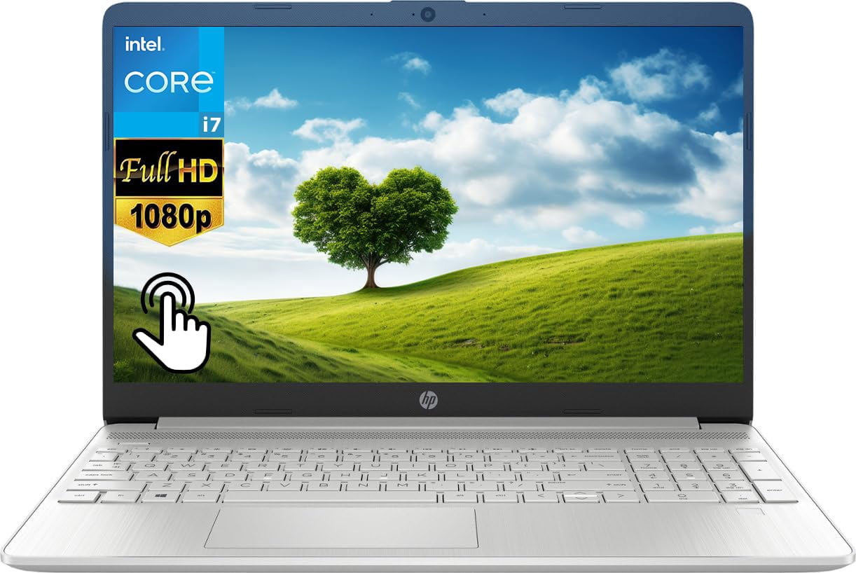 HP 2023 Newest 15.6" Touchscreen Laptop, FHD Display, Intel Core i7 ...