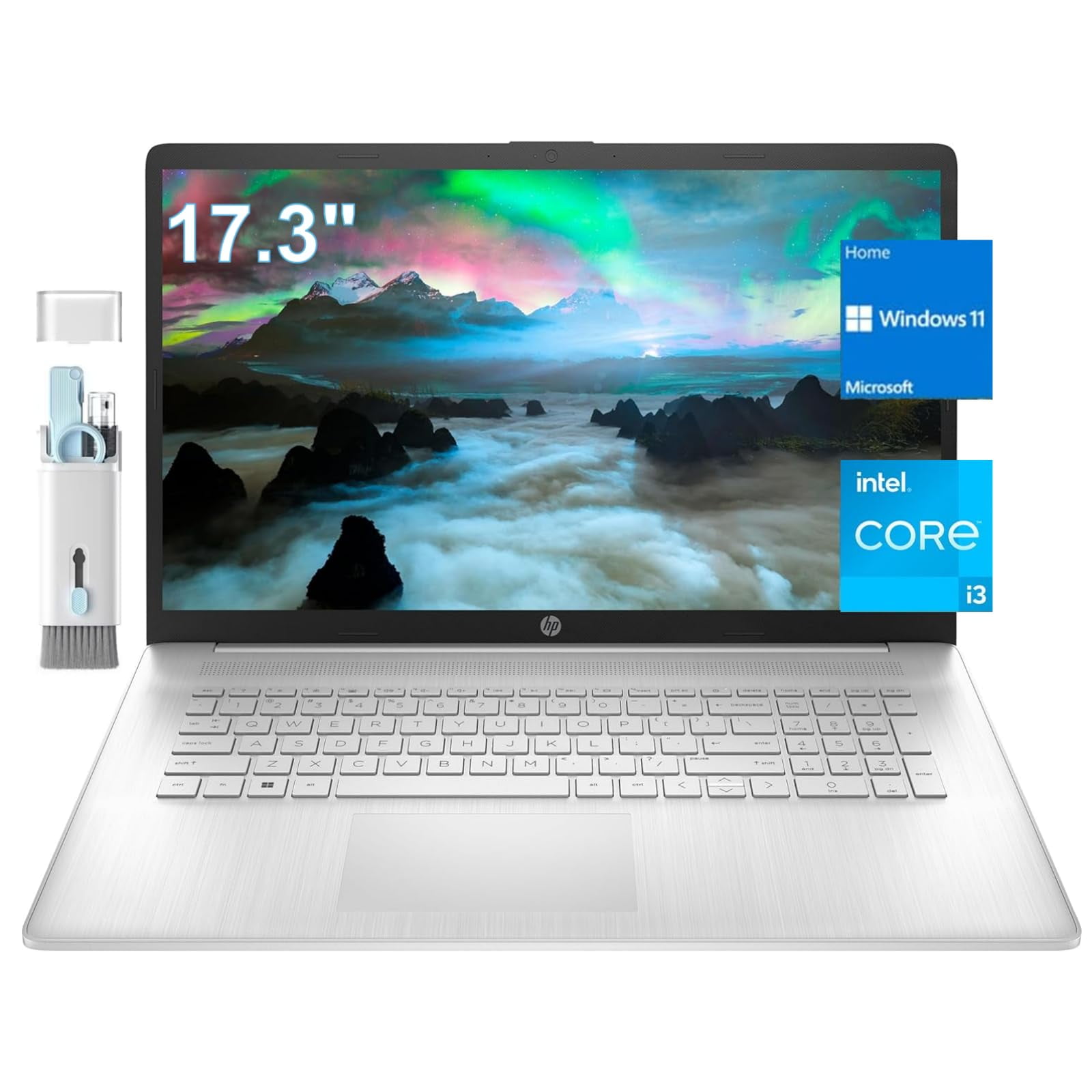HP 2023 Newest Laptop, 17.3" HD+ Display, Intel Core i3-1125G4 ...