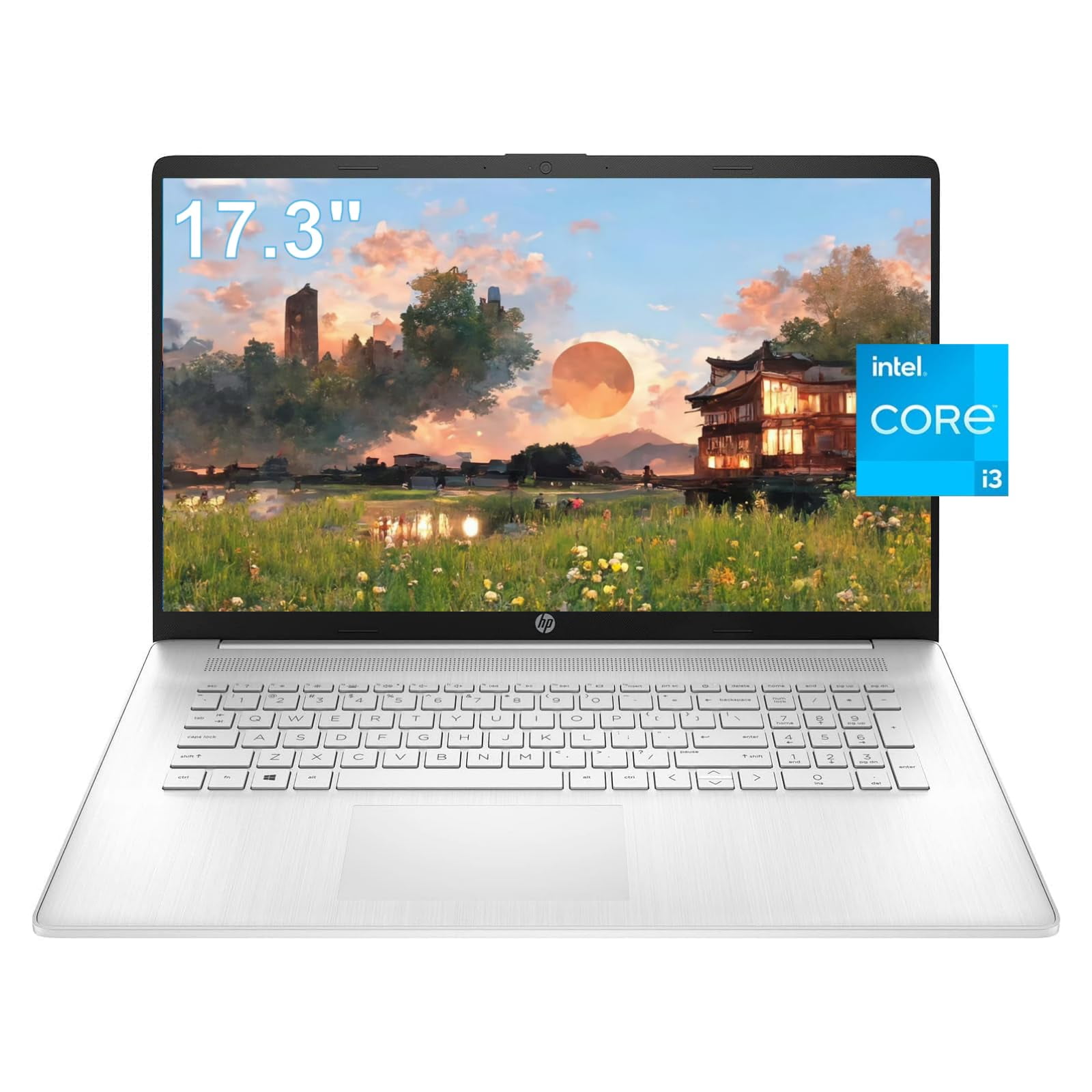 HP 2023 Newest Laptop, 17.3 Inch Display, Intel Core i3-1125G4 (4 cores ...