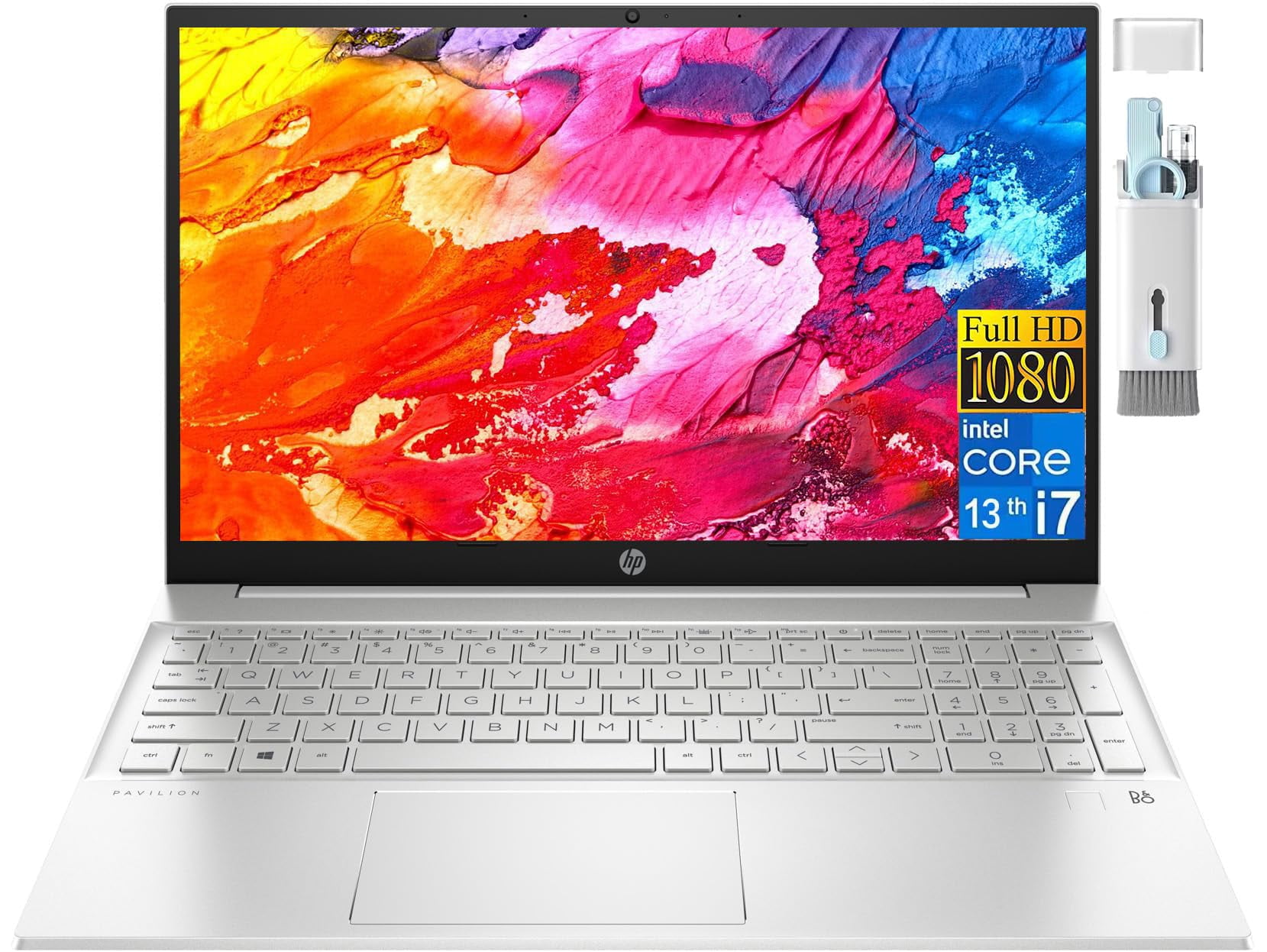 HP 2023 Newest Pavilion Laptop, 15.6" FHD IPS Micro-Edge Display, Intel ...