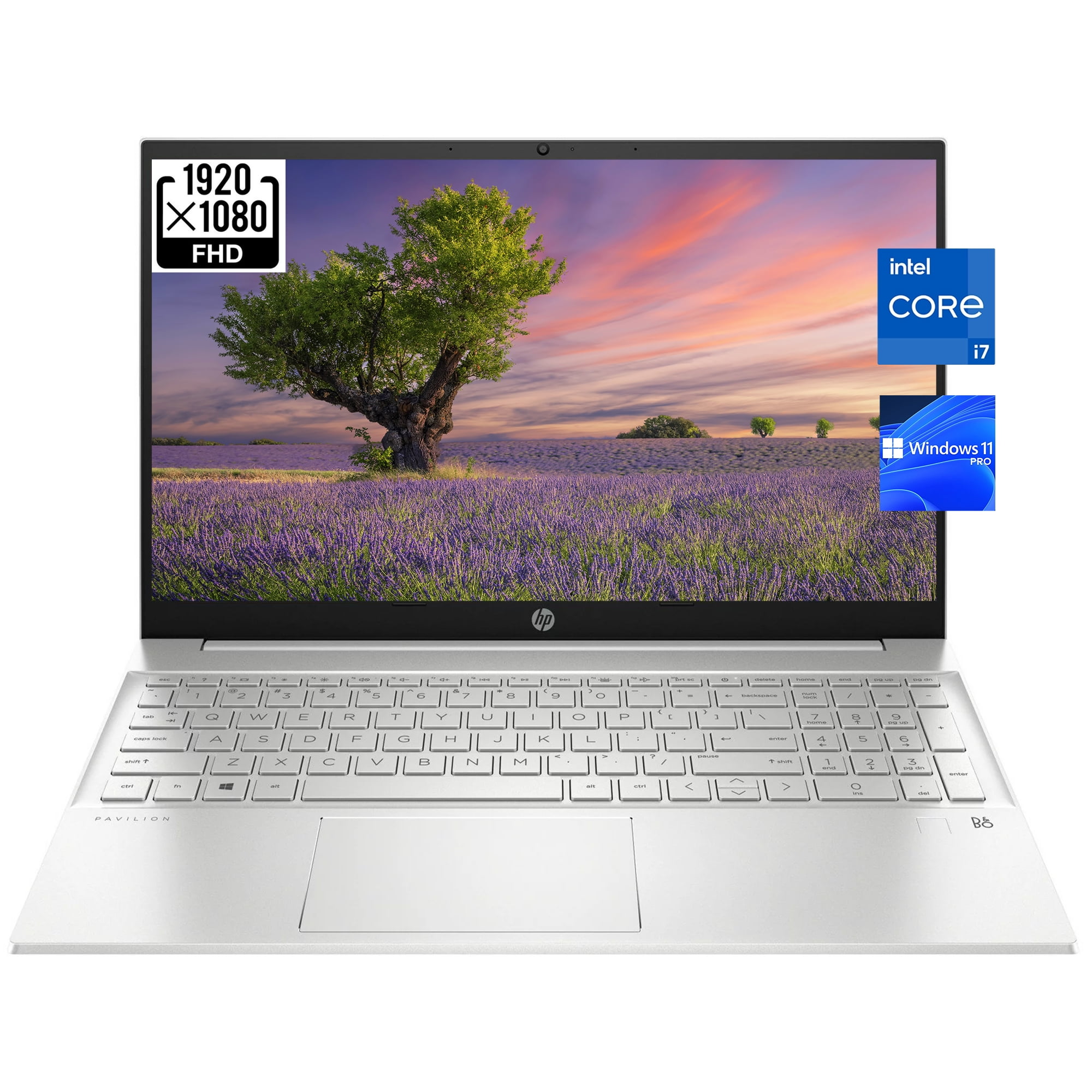 HP 2023 Pavilion 15.6 FHD [Windows 11 Pro] Business Laptop, 13th Gen Intel 10-Core i7-1355U ...