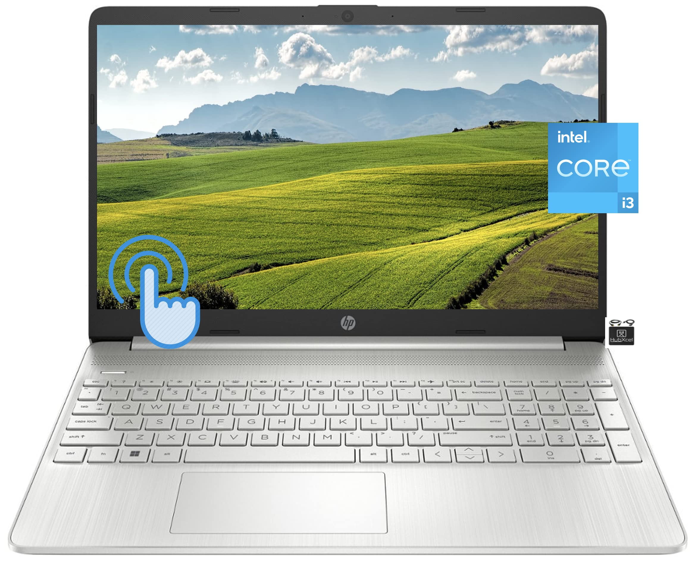 HP 2023 Pavilion 15.6'' HD Touchscreen Laptop, Dual Core Intel i3 ...