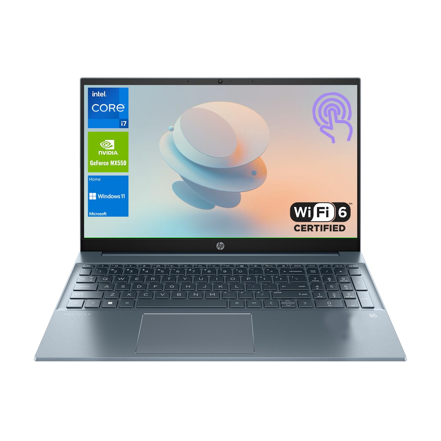 HP 2023 Pavilion Laptop, 15.6" FHD Touchscreen Display, Intel Core i7 ...