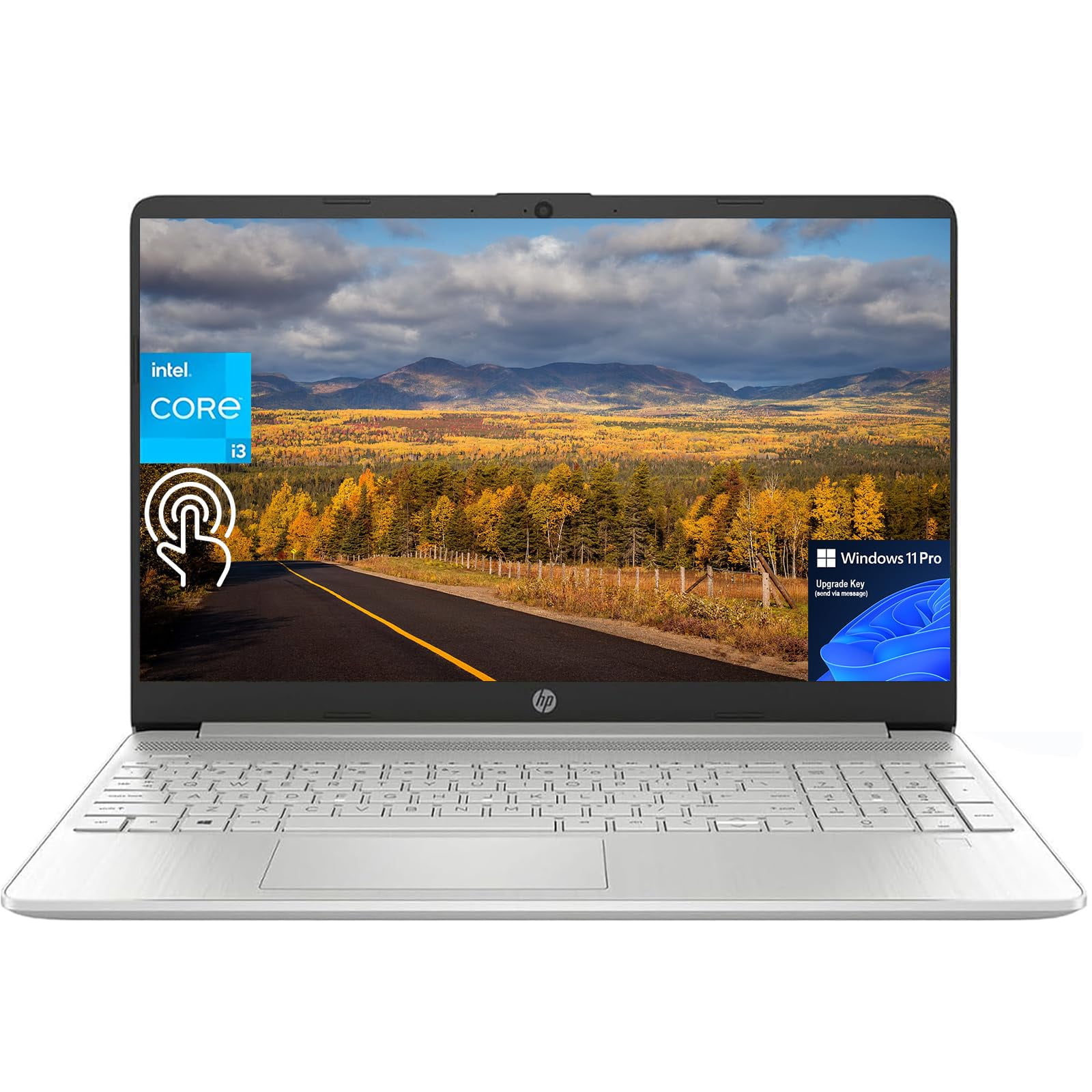 HP 2024 Newest Laptop for Business and Student, 15.6" HD Touchscreen ...