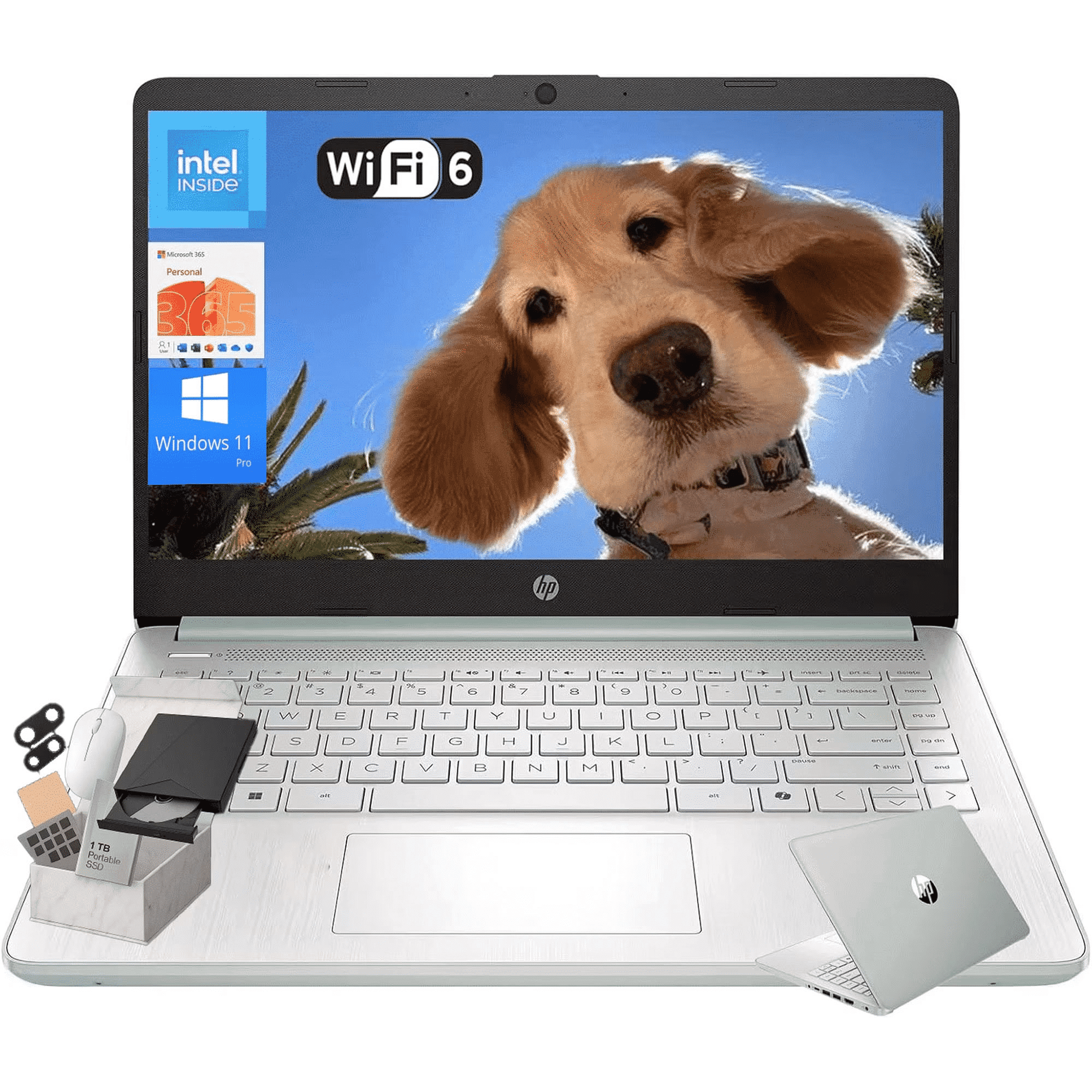 HP 2025 14" Laptop Computer, Intel N150 CPU(Beats N4120), 16GB RAM ...