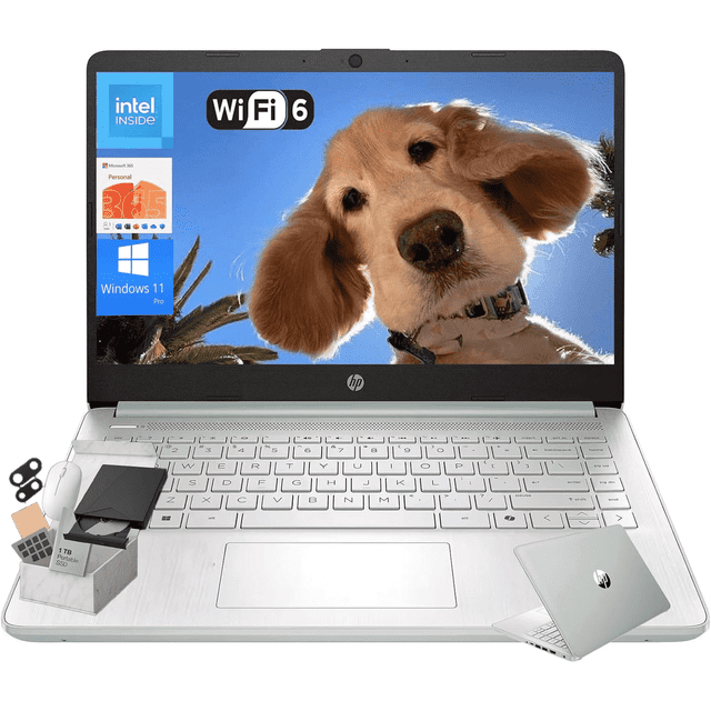 HP 2025 14" Laptop Computer, Intel N150 CPU(Beats N4120), 16GB RAM ...