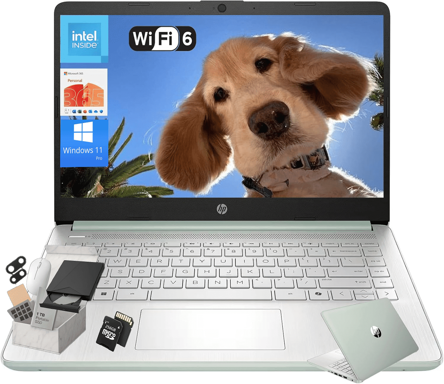 HP 2025 14" Laptop Computer, Intel N150 CPU(Beats N4120), 16GB RAM ...