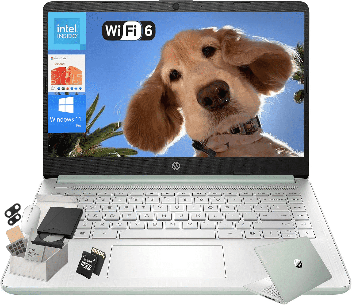 HP 2025 14" Laptop Computer, Intel N150 CPU(Beats N4120), 8GB RAM ...