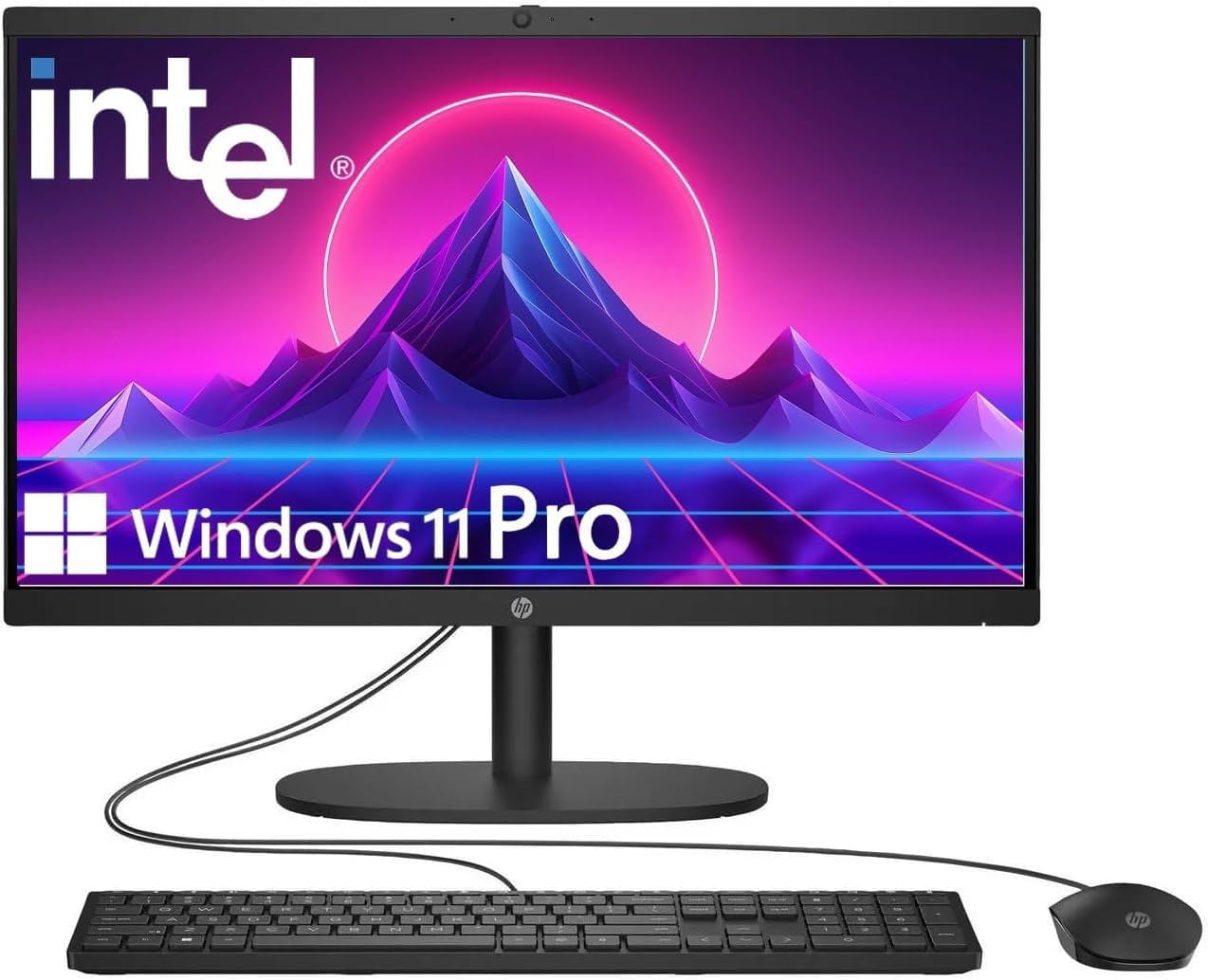 HP 2025 22" FHD All-in-One Desktop Computer, The New Version for ...